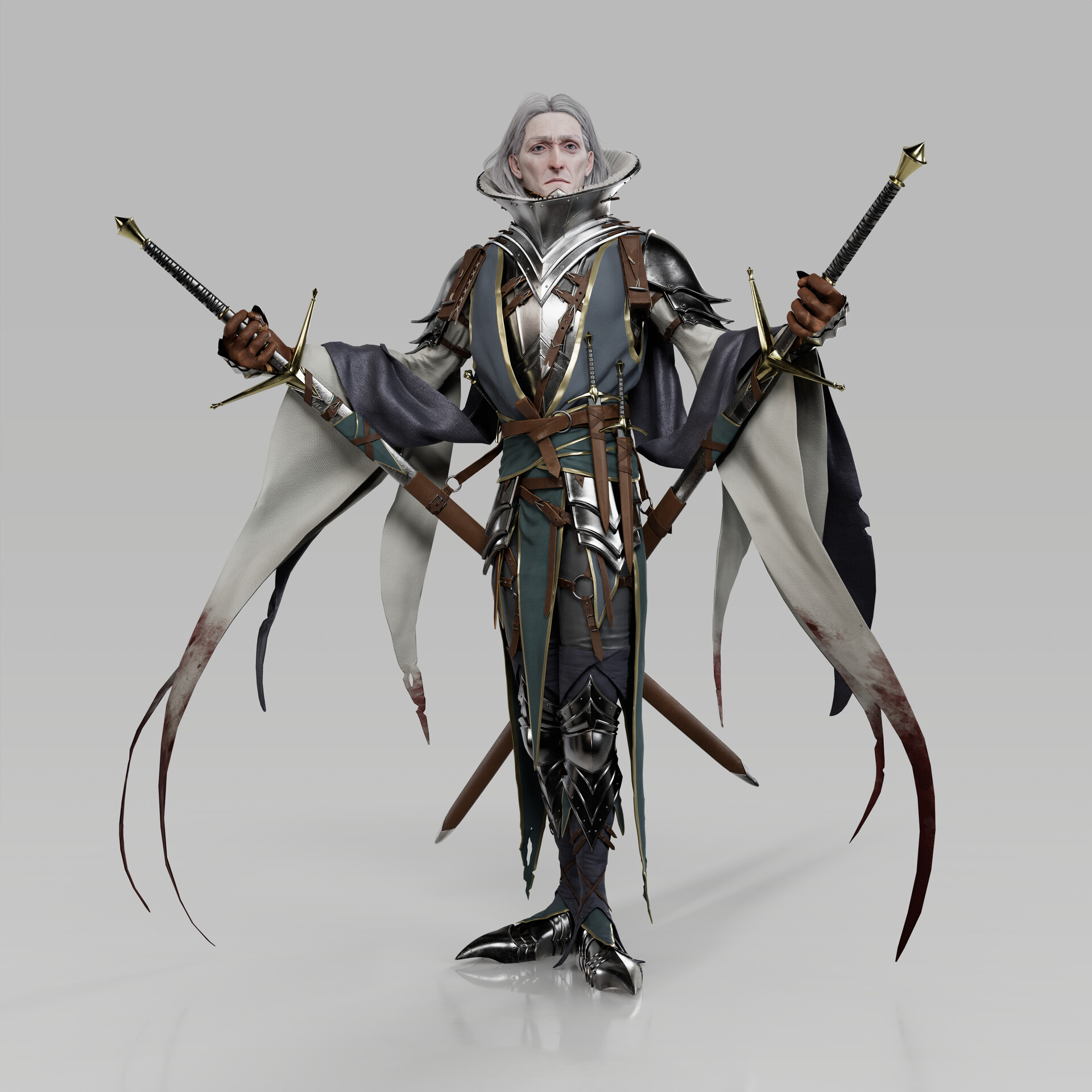 ArtStation - Mordred - The Legend of King Arthur (Game Ready)