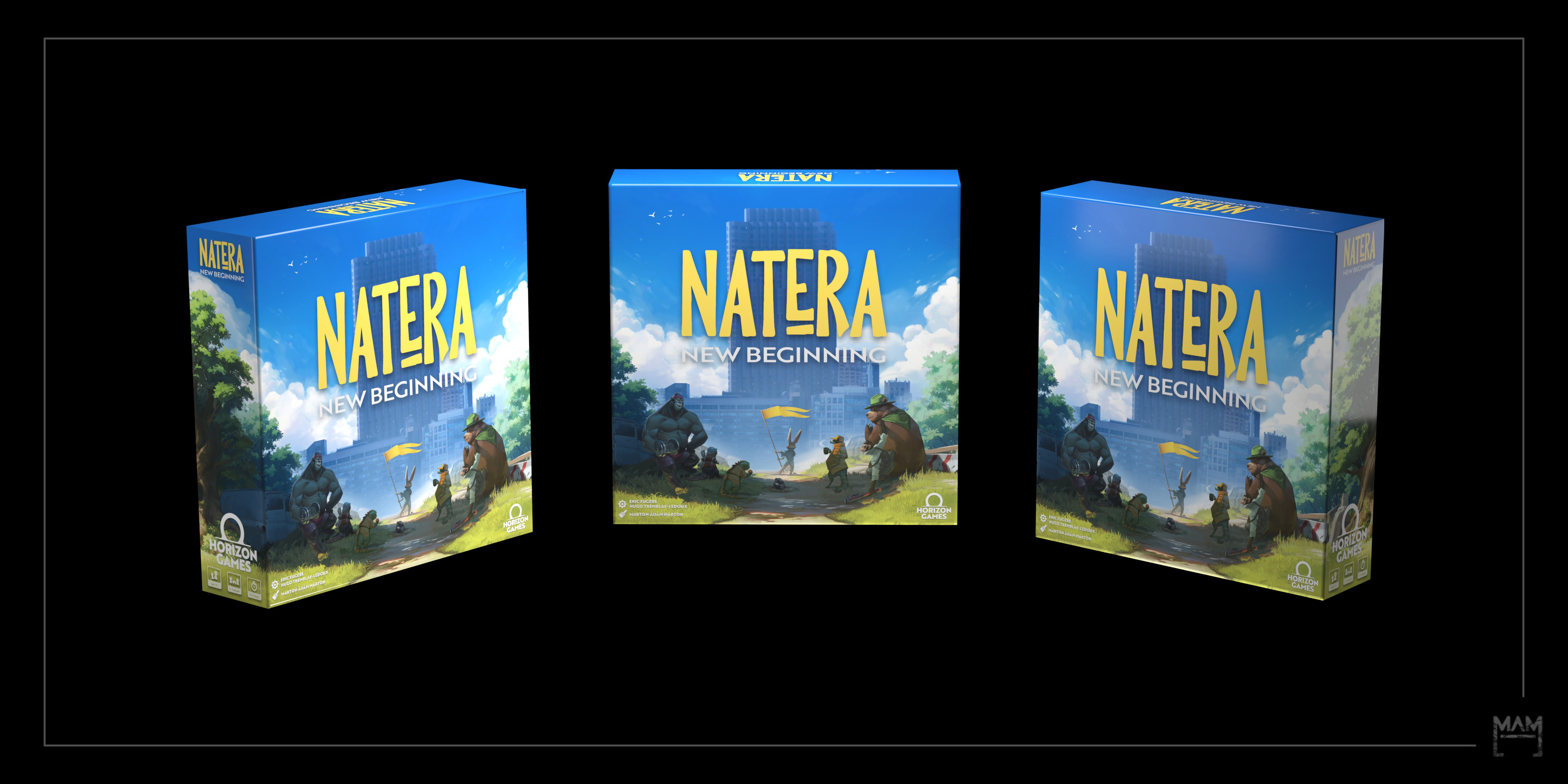 Marton Adam Marton - NATERA - NEW BEGINNING BOX ART