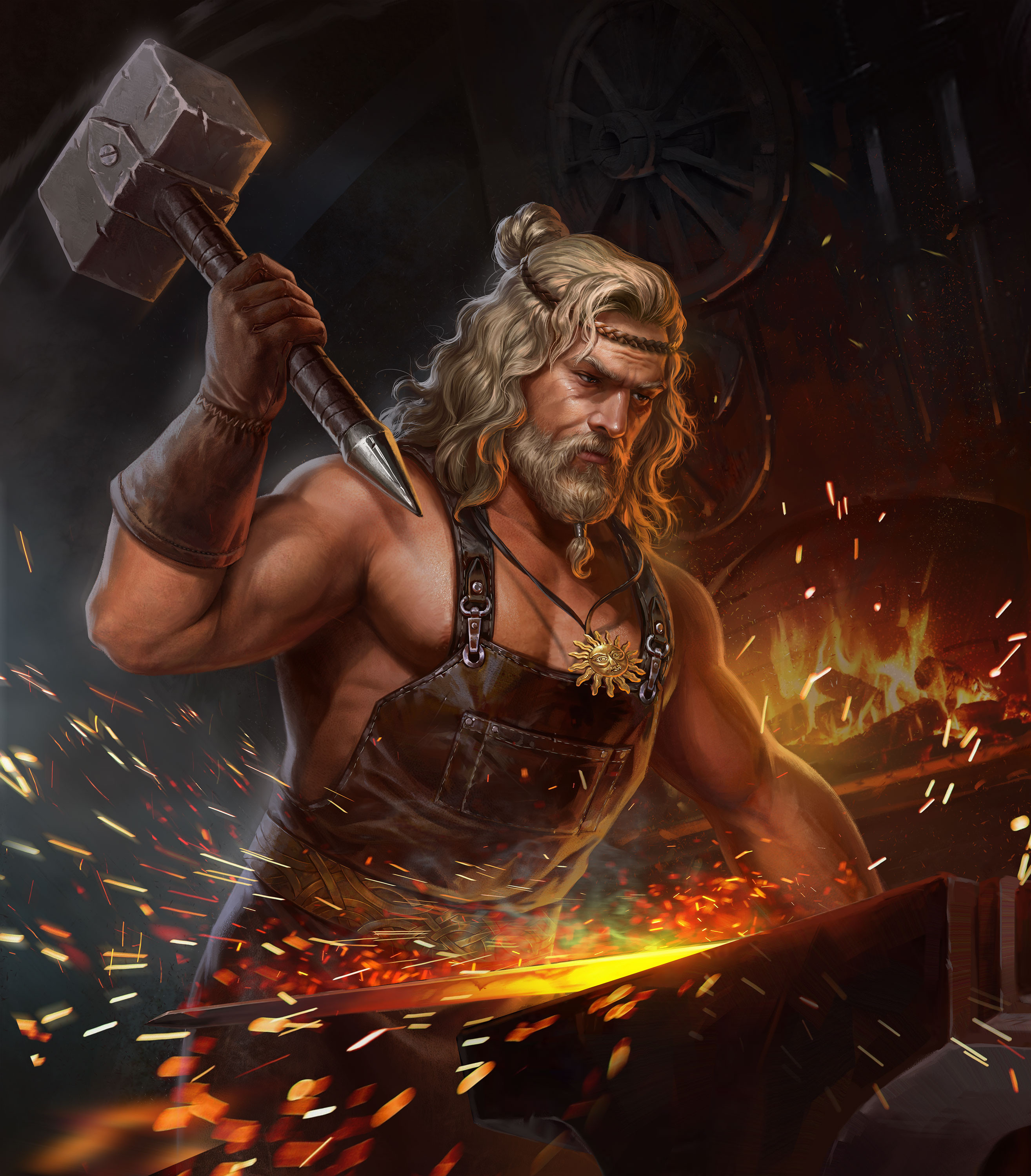 Blacksmith by Grafit Studio : r/ImaginaryHumans