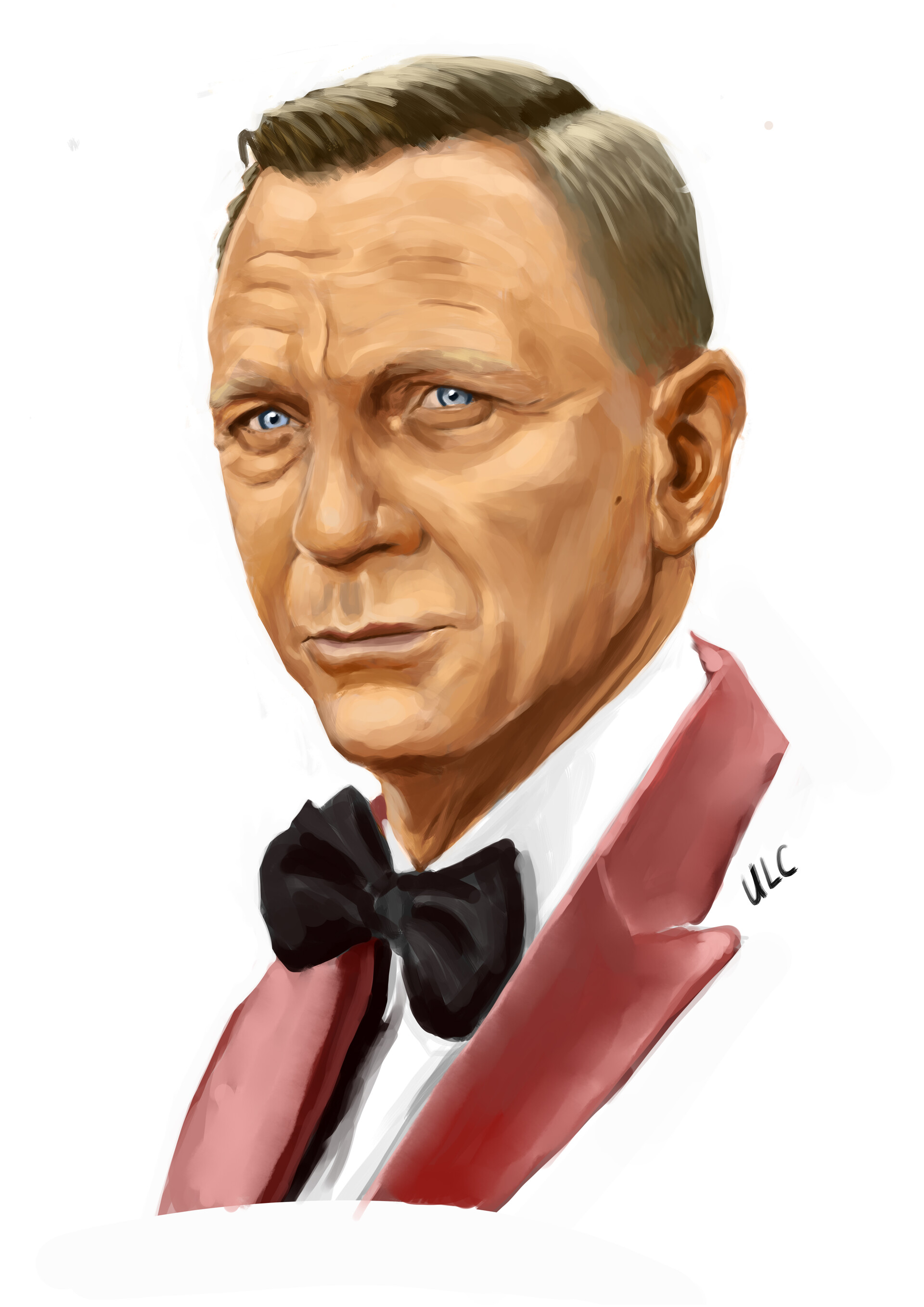 ArtStation - Portrait of Daniel Craig