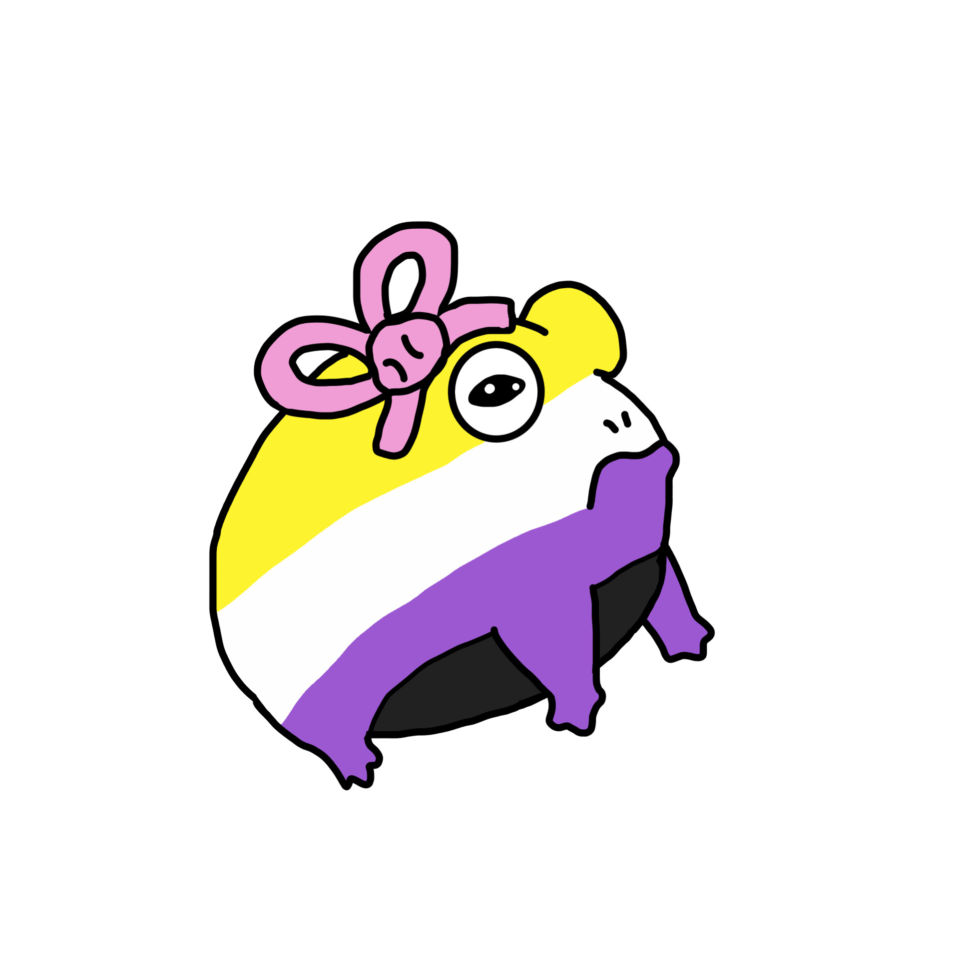 ArtStation - Nonbinary rain frog