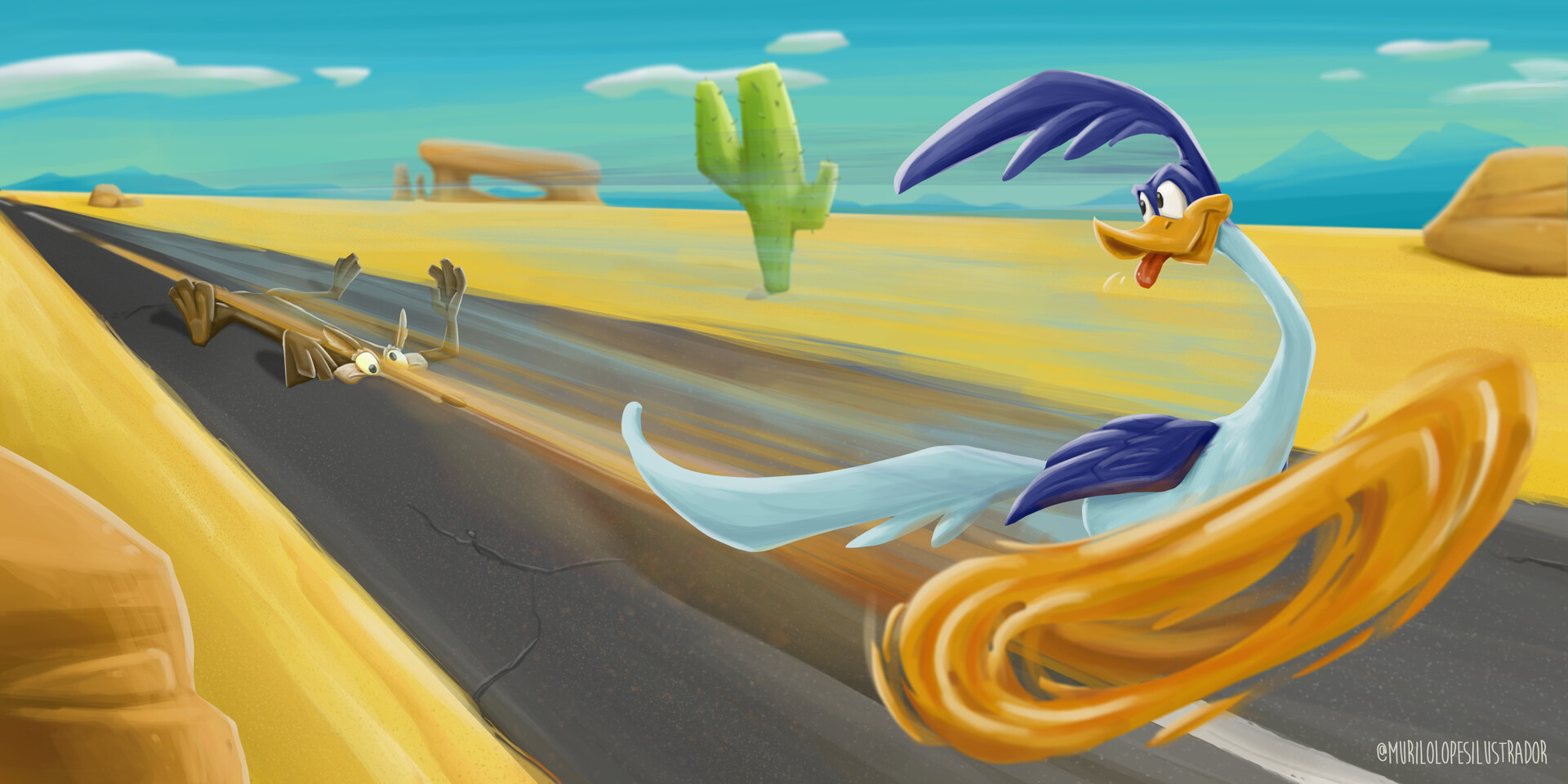 ArtStation - Coyote & Roadrunner
