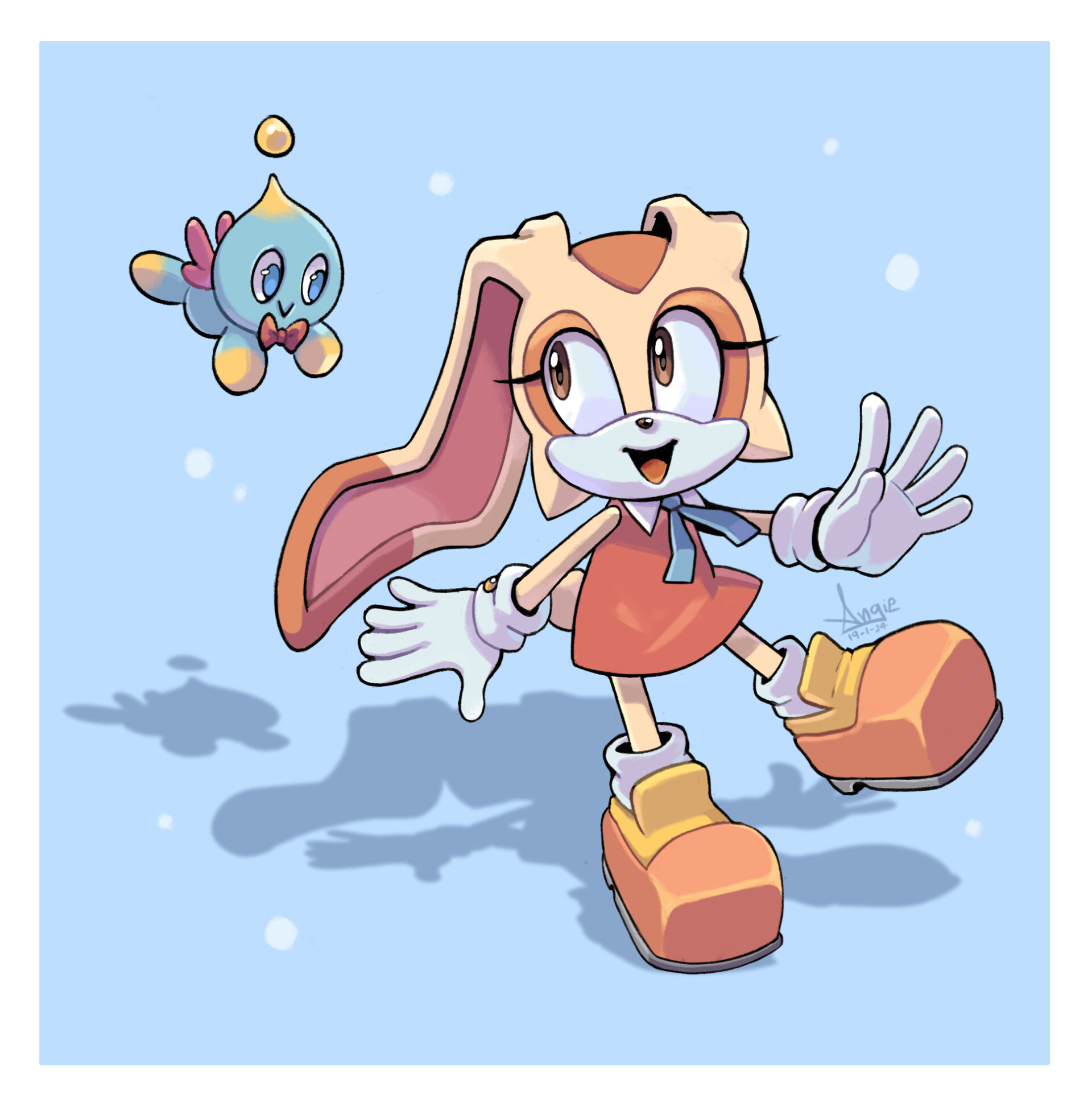 ArtStation - Cream the rabbit