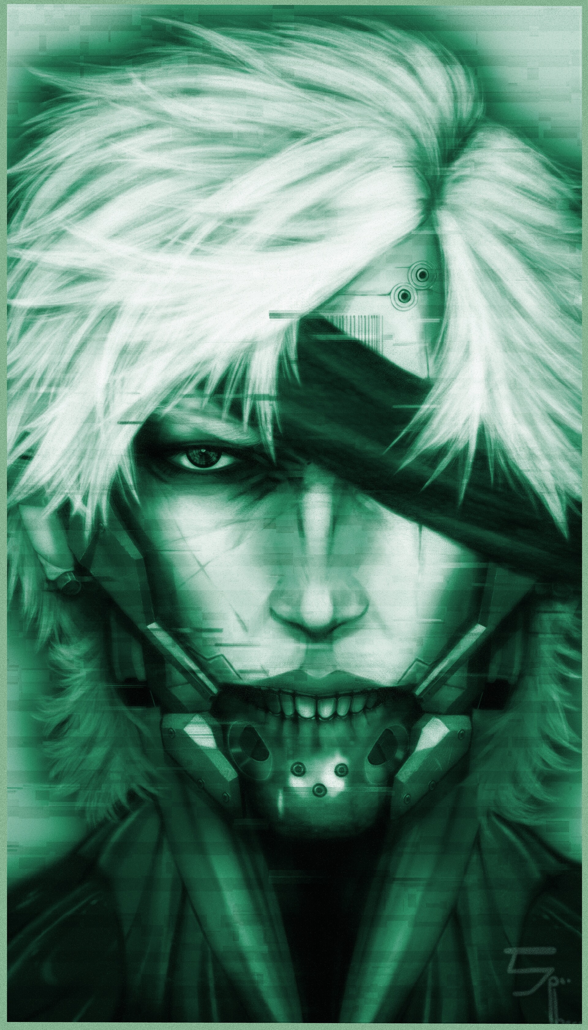 ArtStation - Raiden portrait codec