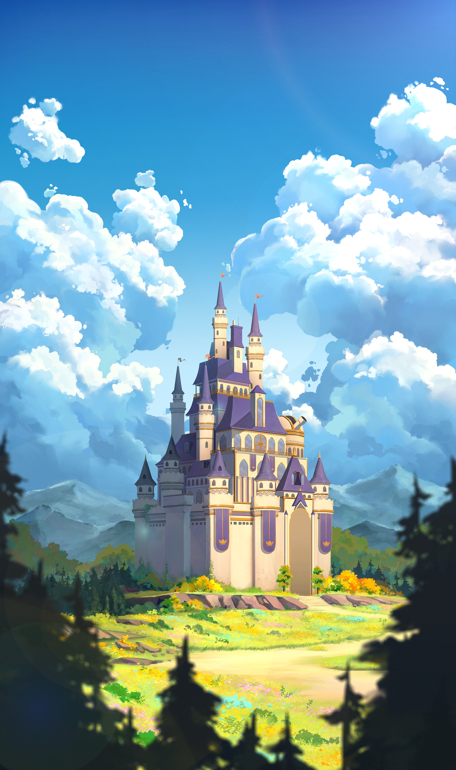 ArtStation - Royal Match Ad: Background Painting