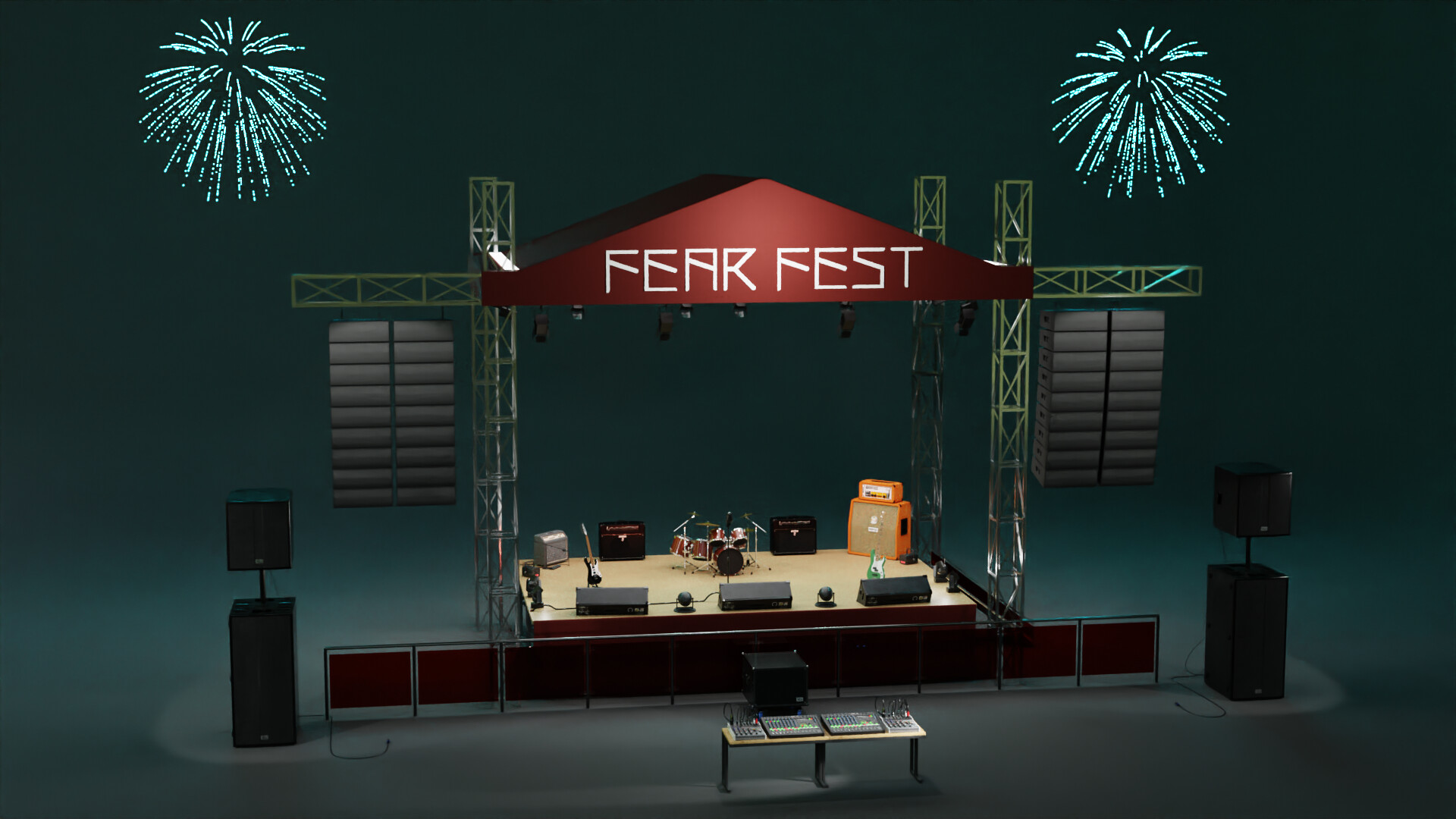 ArtStation - FEAR Fest Stage Concept