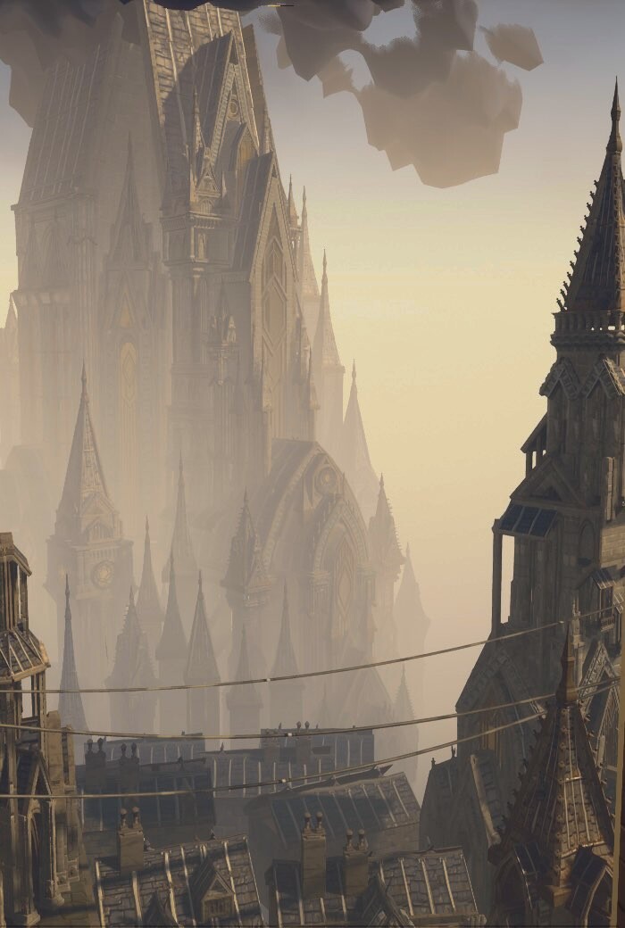 ArtStation - Gothic Cityscape