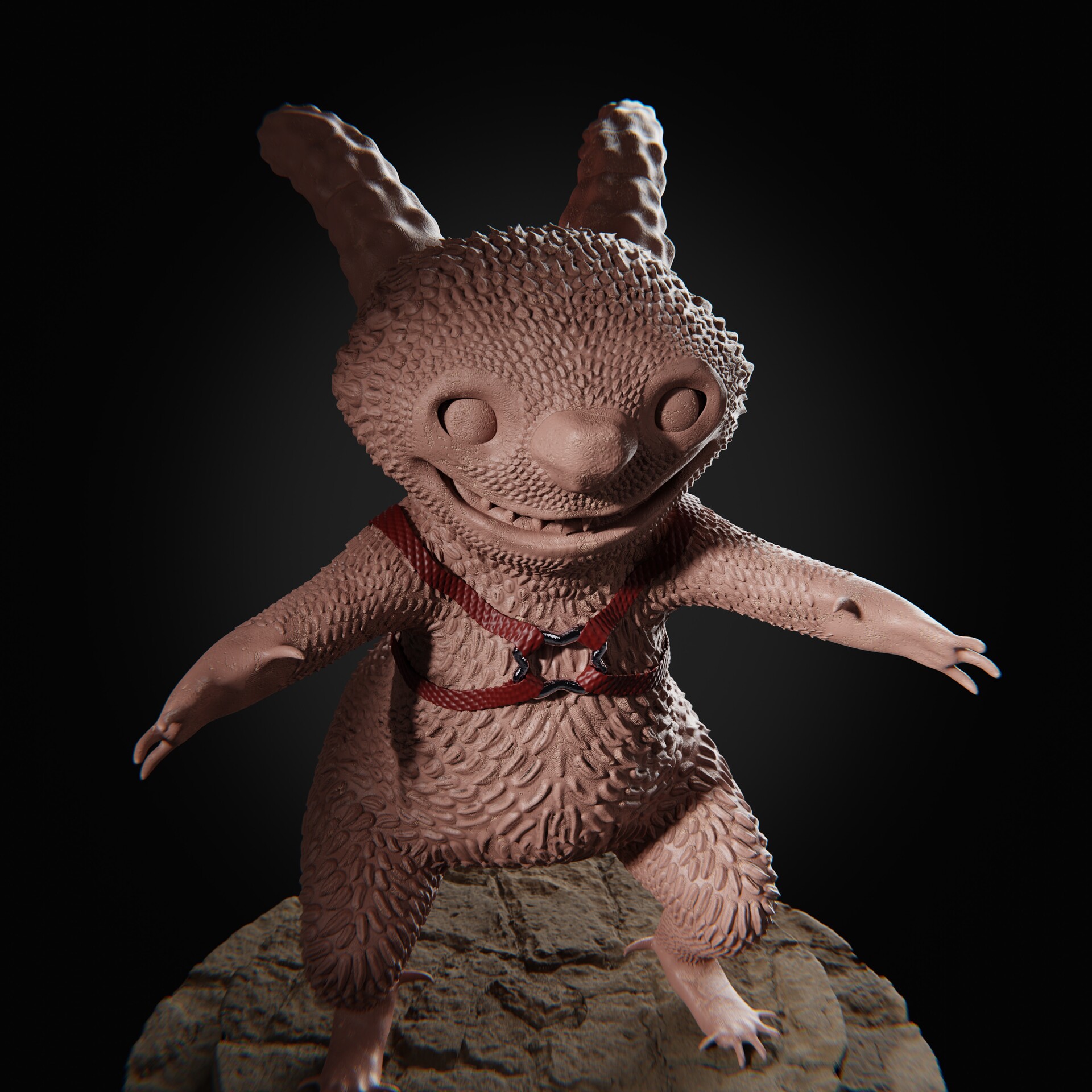 Dara Kamyar - sculpting animal