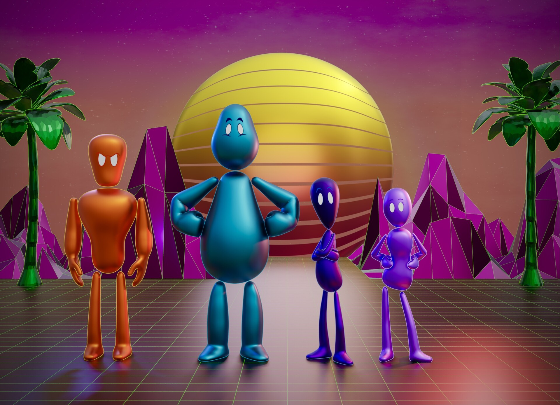 ArtStation - Gloop and friends