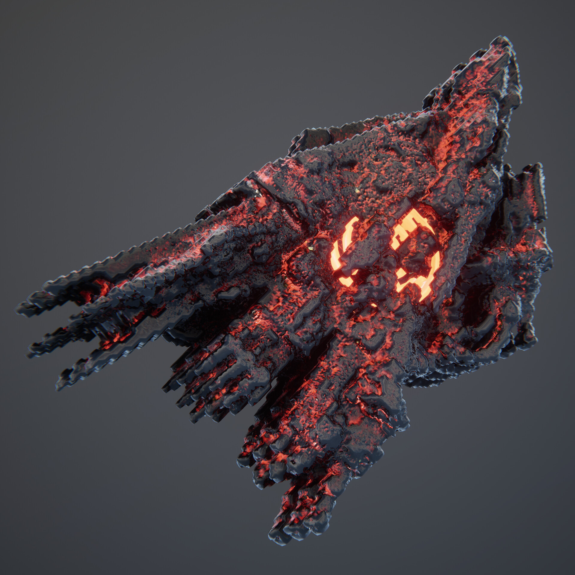 ArtStation - Gun blade - Magma