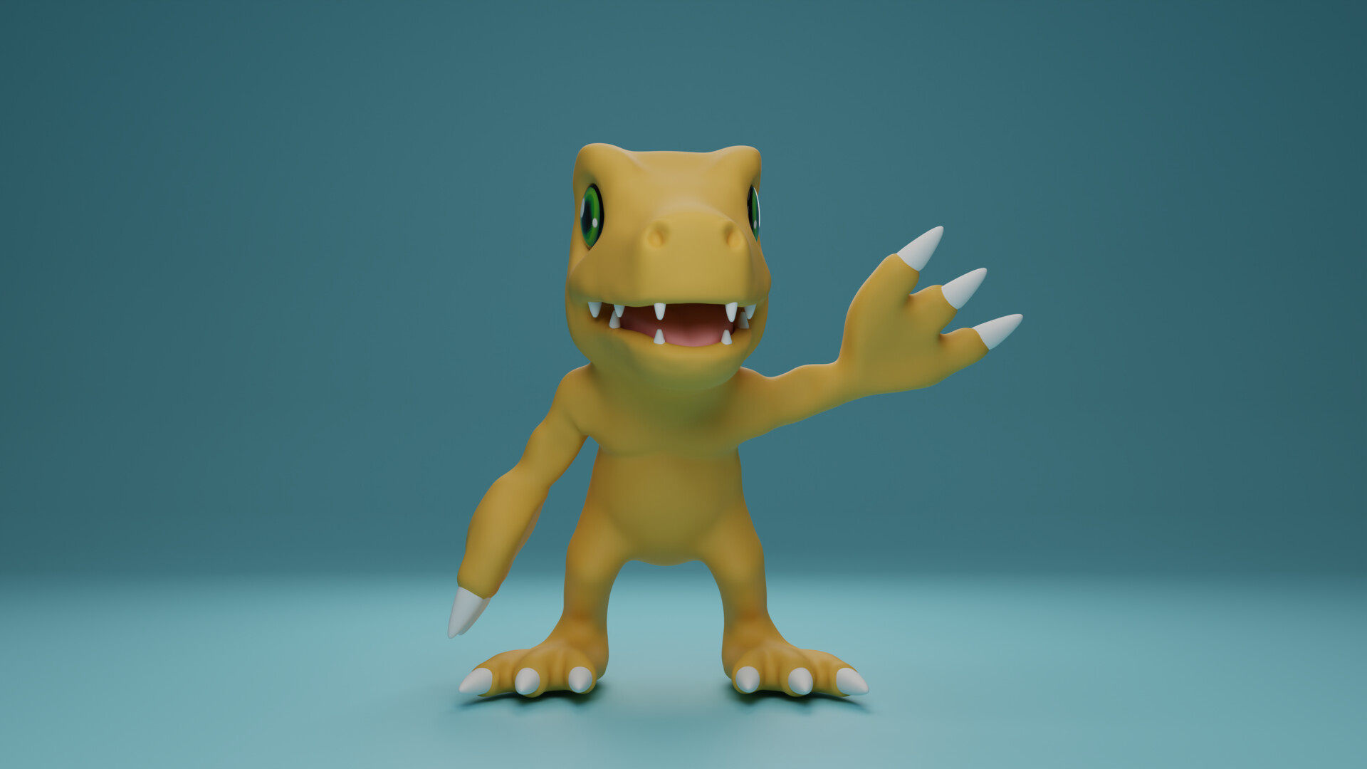 ArtStation - Agumon 3D