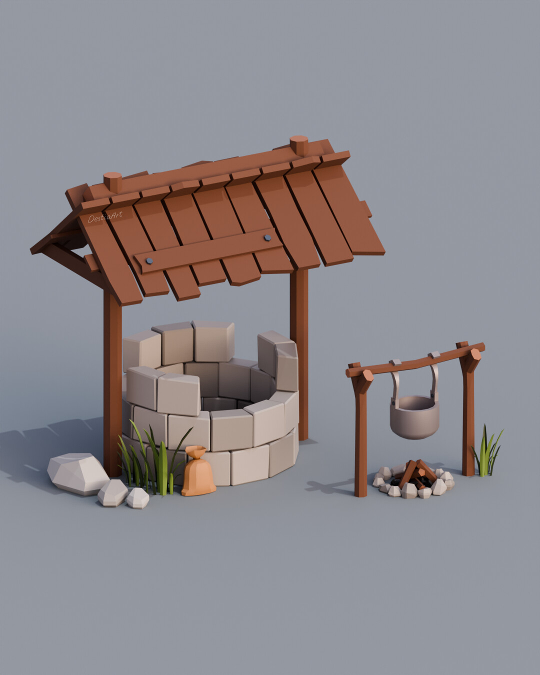 ArtStation - 3D Well