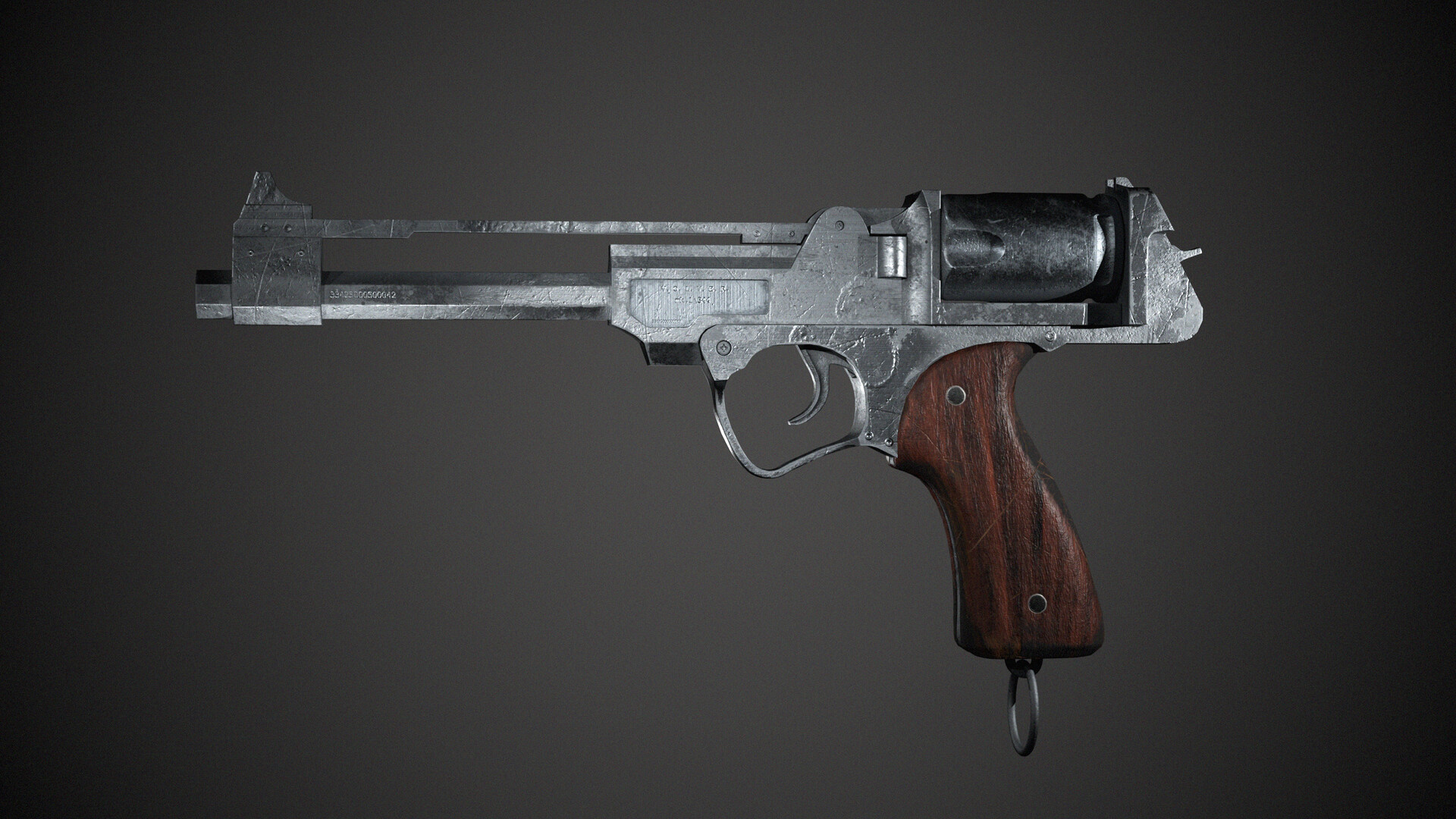 ArtStation - Revolver Gun Concept Prop Non Functional Gun