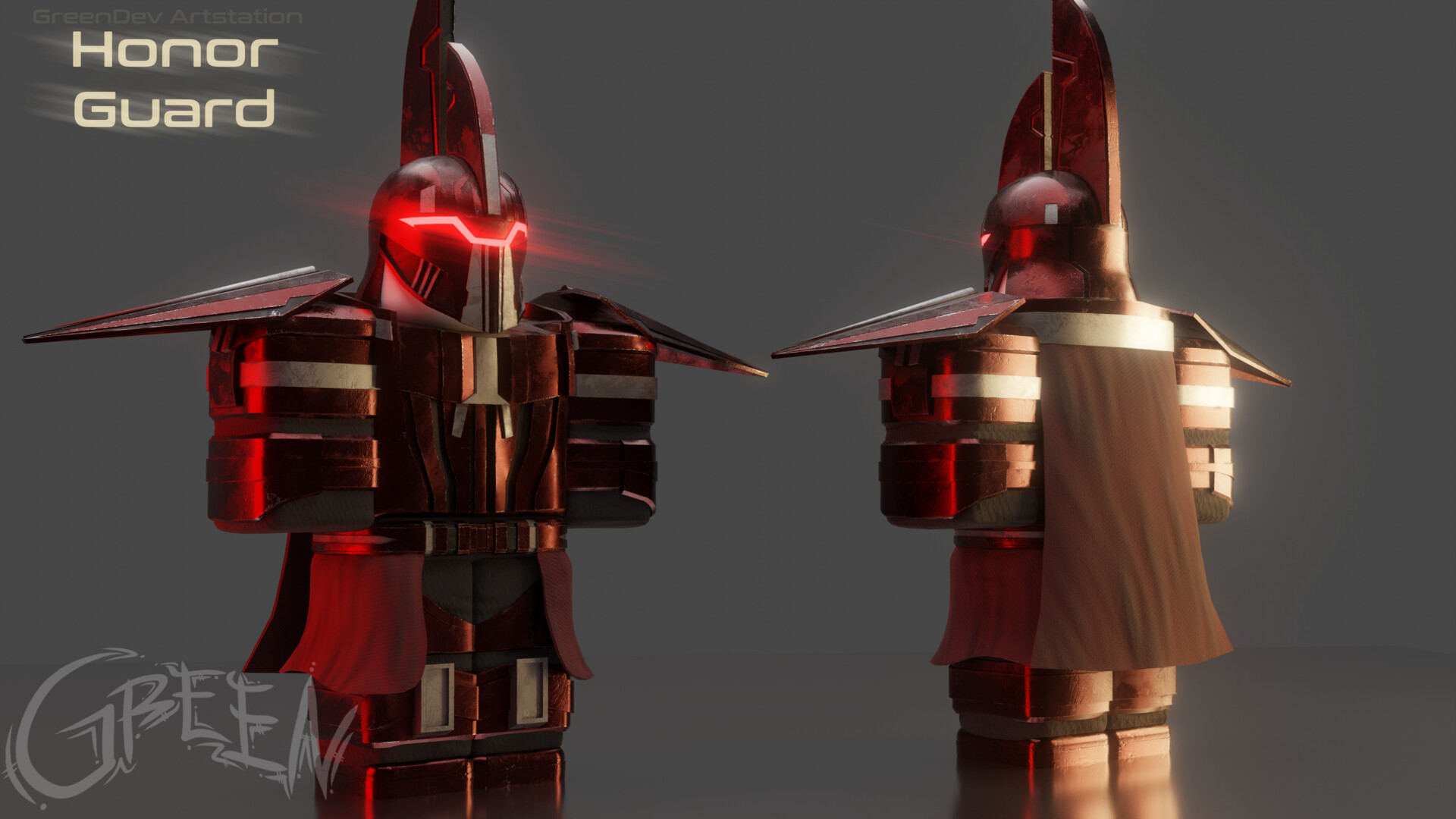Artstation Dark Honor Guard 3d Model V2