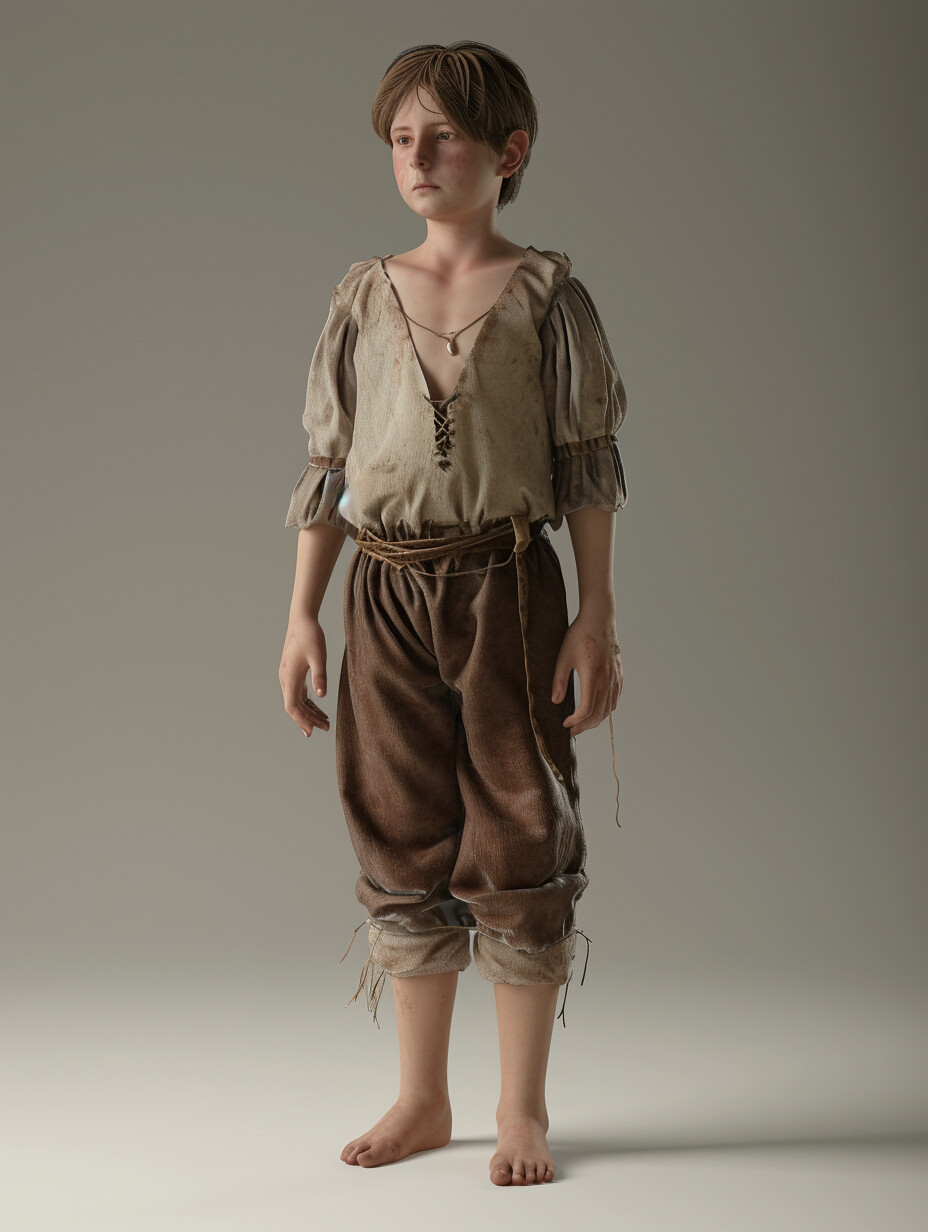 ArtStation - Medieval Child