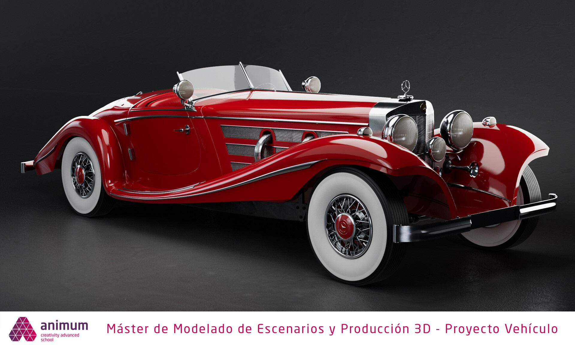 ArtStation - Mercedes-Benz 540K Special Roadster