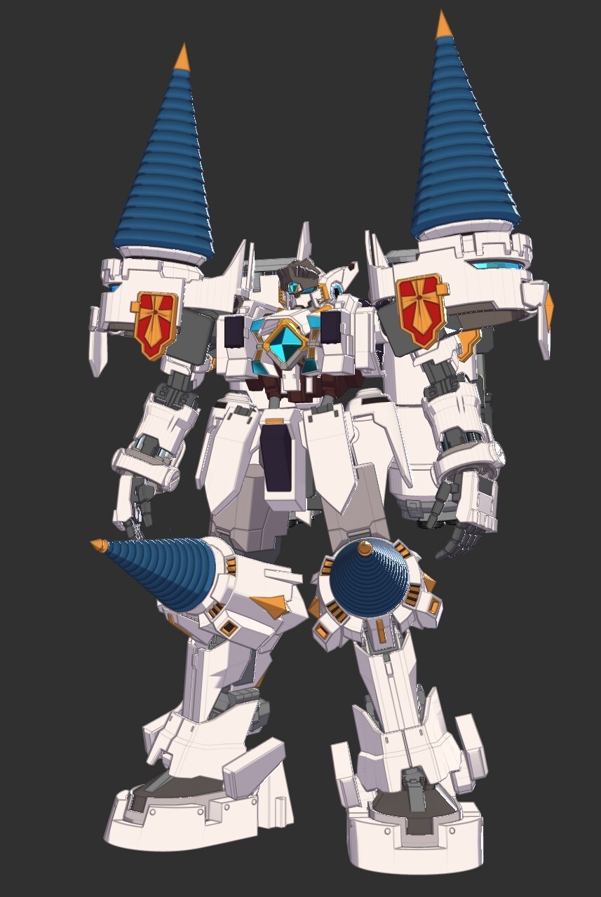 ArtStation - Heavenhold Mech form 3D