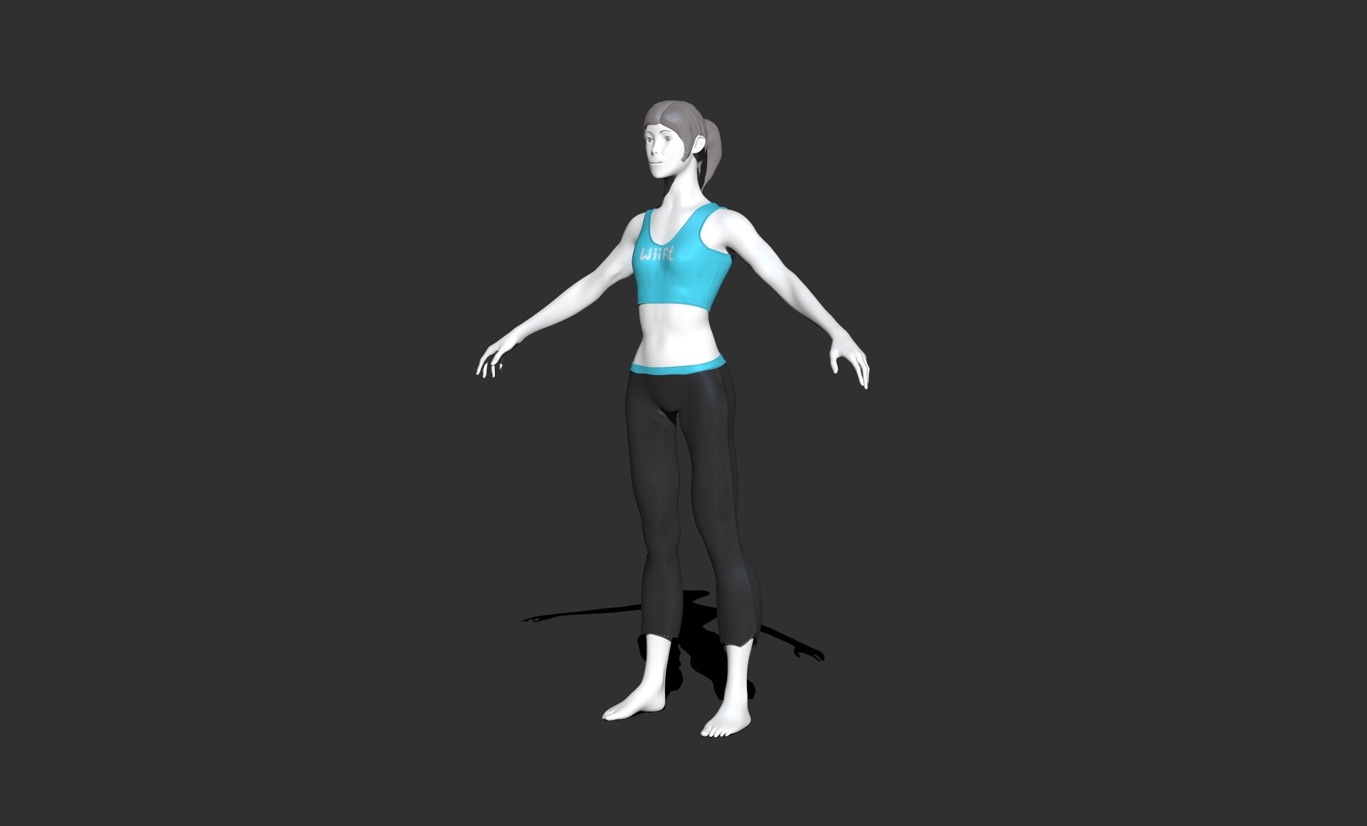 ArtStation - Wii Fit Trainer (Wii Fit) - Zbrush Model