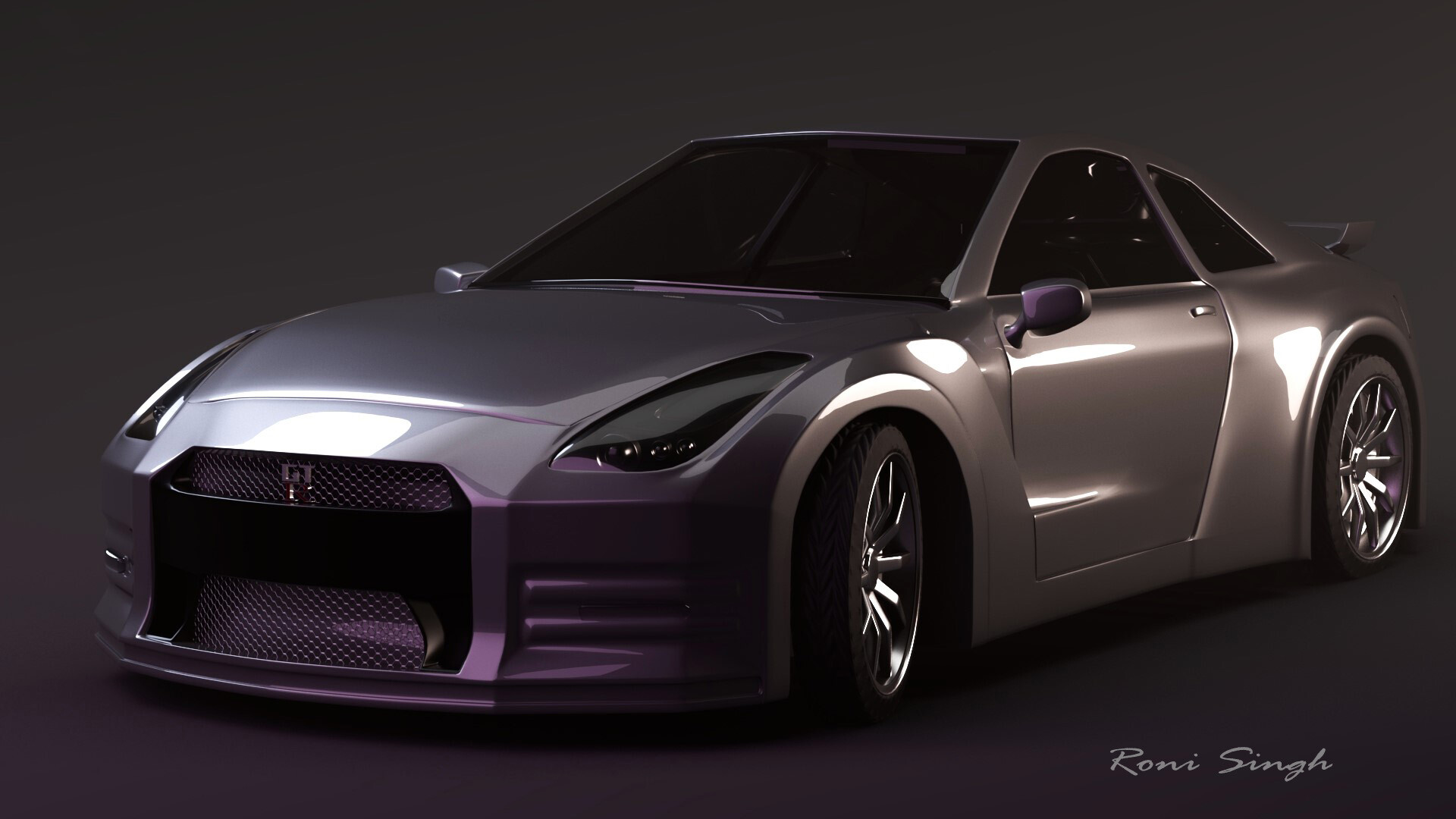 ArtStation - NISSAN GTR 3D MODEL