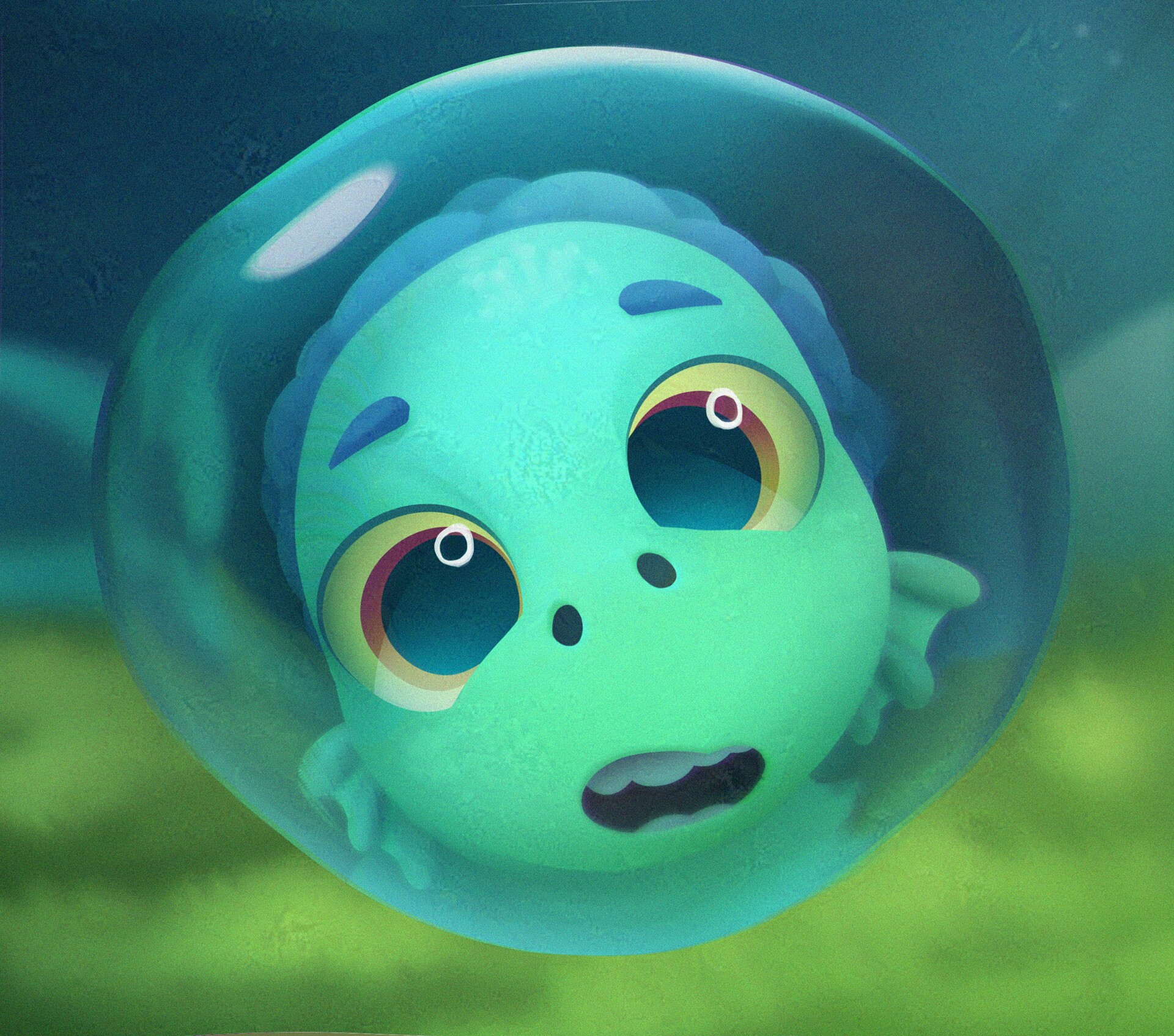 ArtStation - Pixar Luca Bubble
