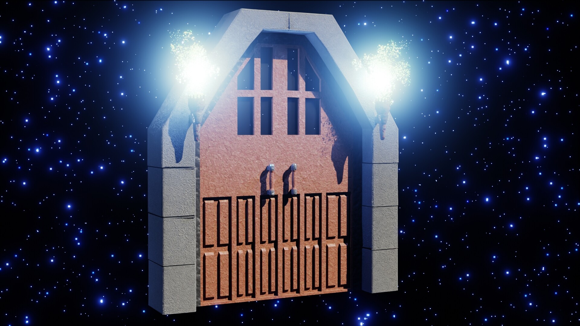 ArtStation - Mysterious Space Door