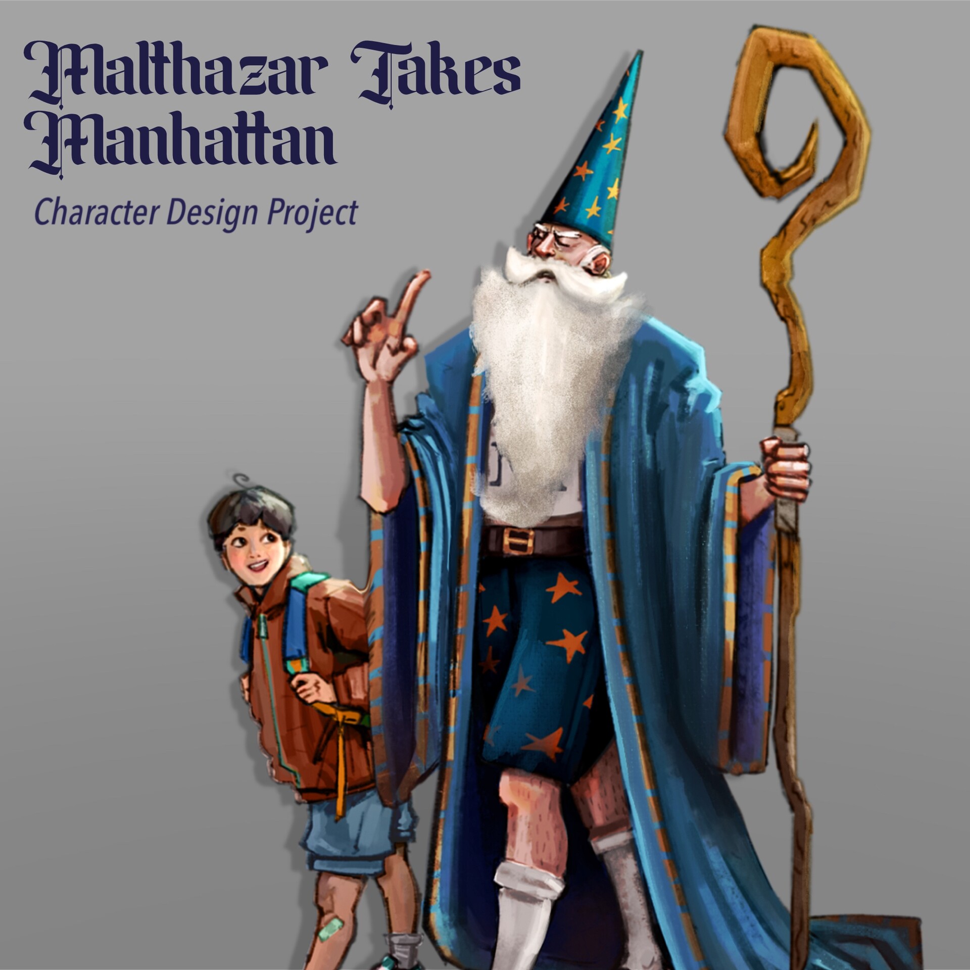 ArtStation - Malthazar Takes Manhattan, character design project