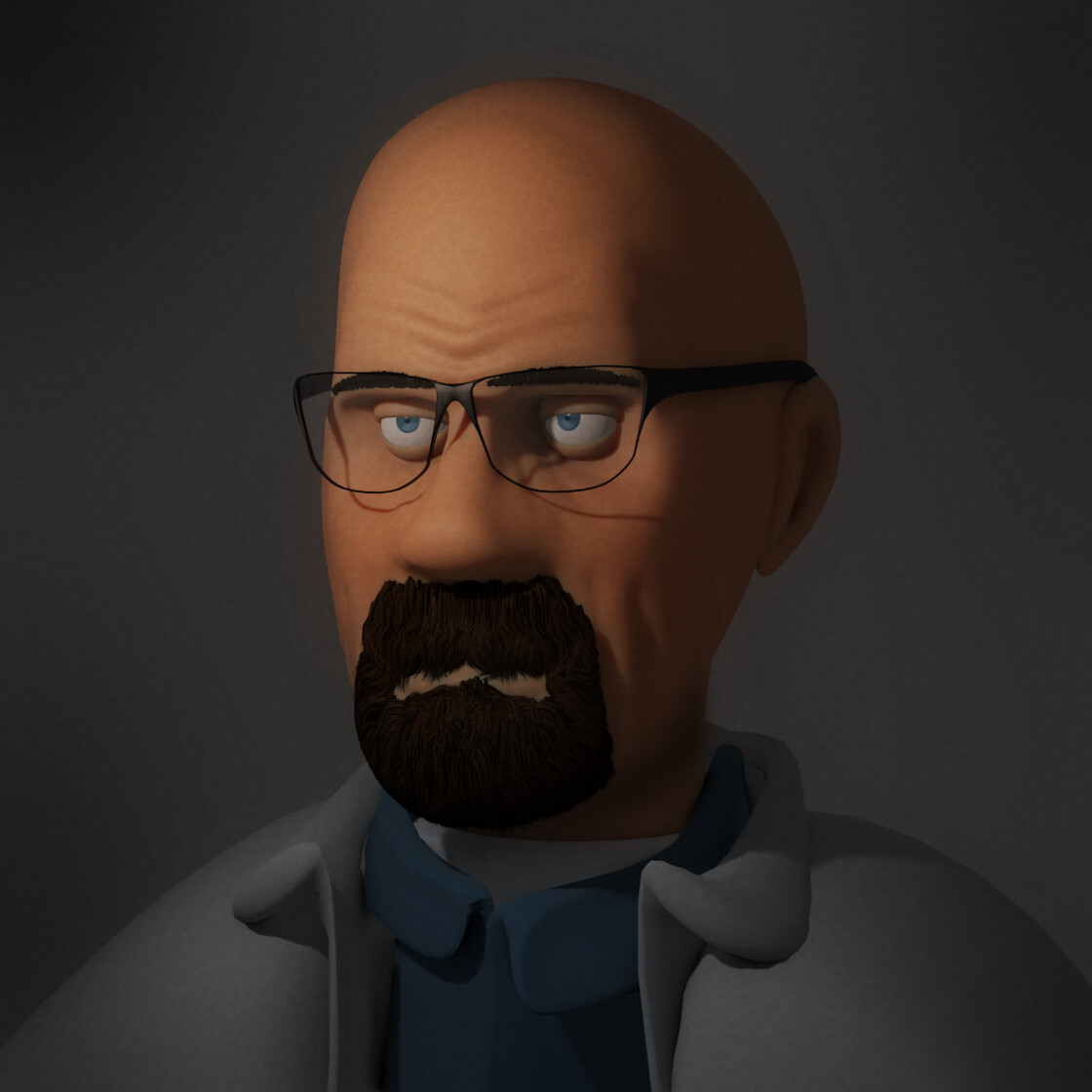 ArtStation - (Pixar Style) Walter White