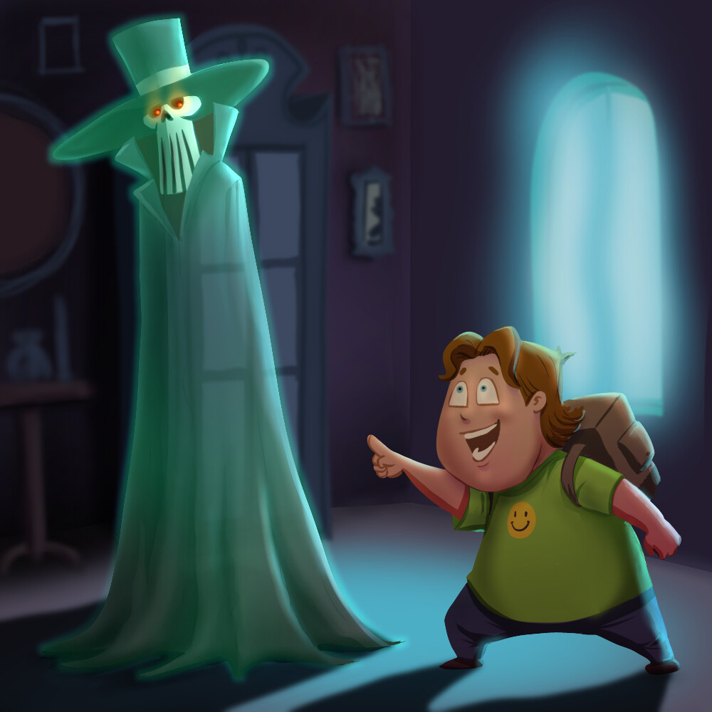 ArtStation - K B Kid genius and the Ghost