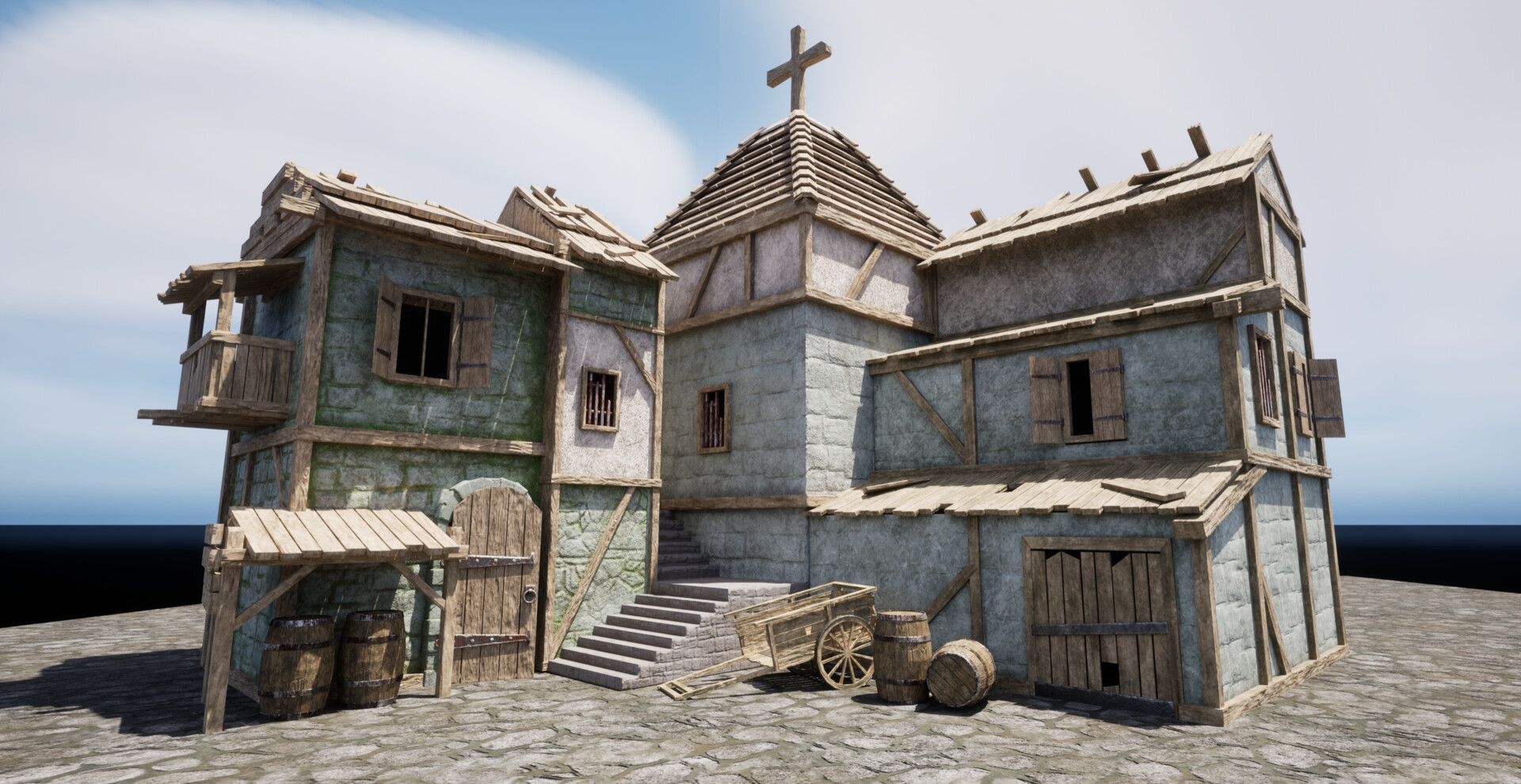 ArtStation - Modular Medieval Game Assets