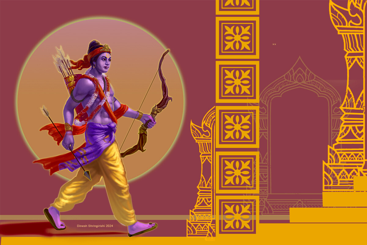 ArtStation - Lord Shri Ram chandra Ji of Ayodhya , india