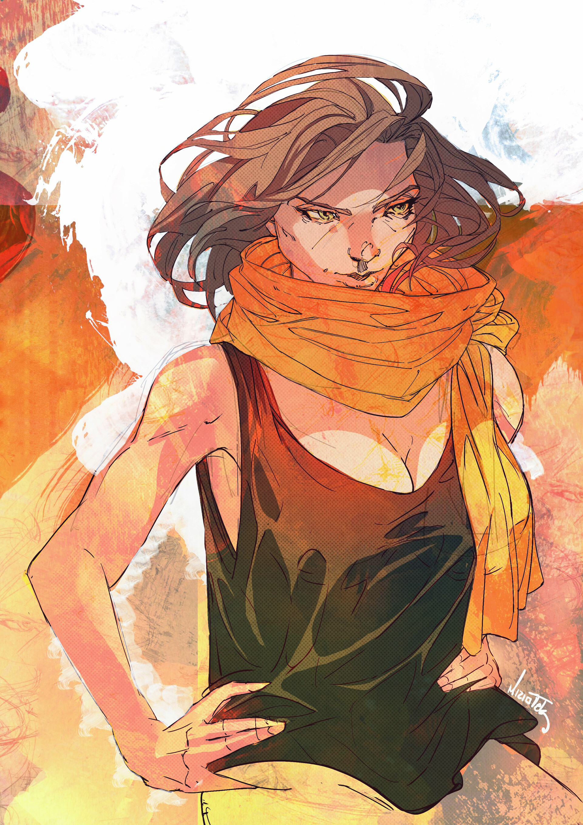 ArtStation - Amanda from Metal Gear Solid Peace Walker