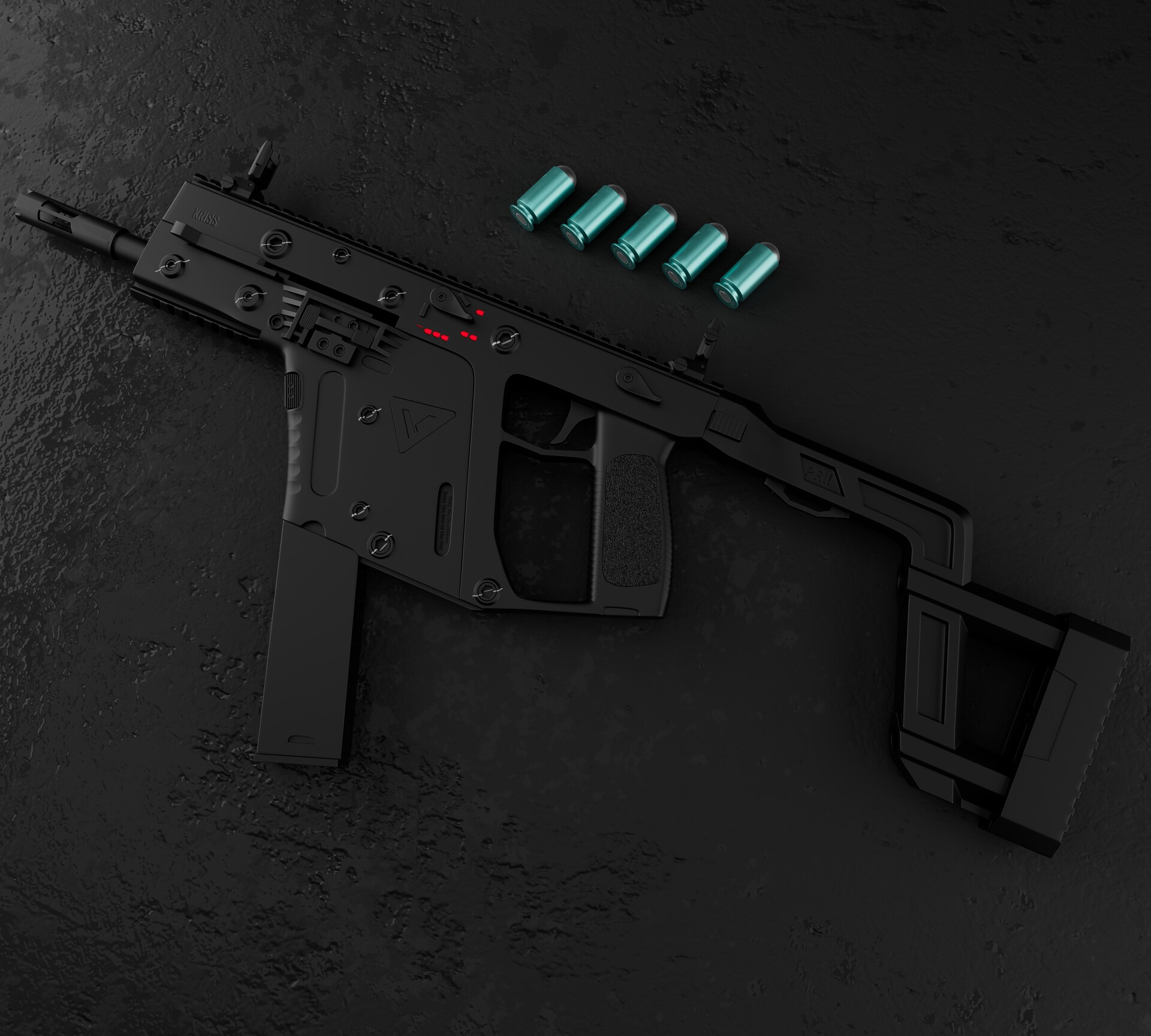 ArtStation - 3d gun modeling texturing