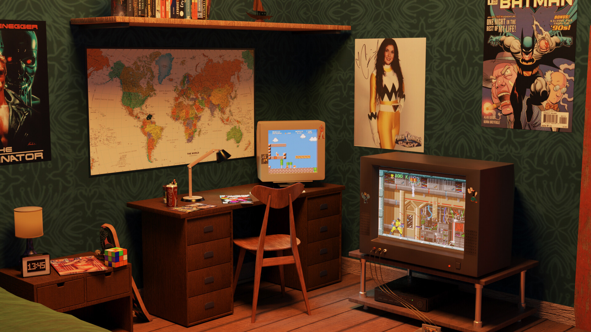 ArtStation - 90s room