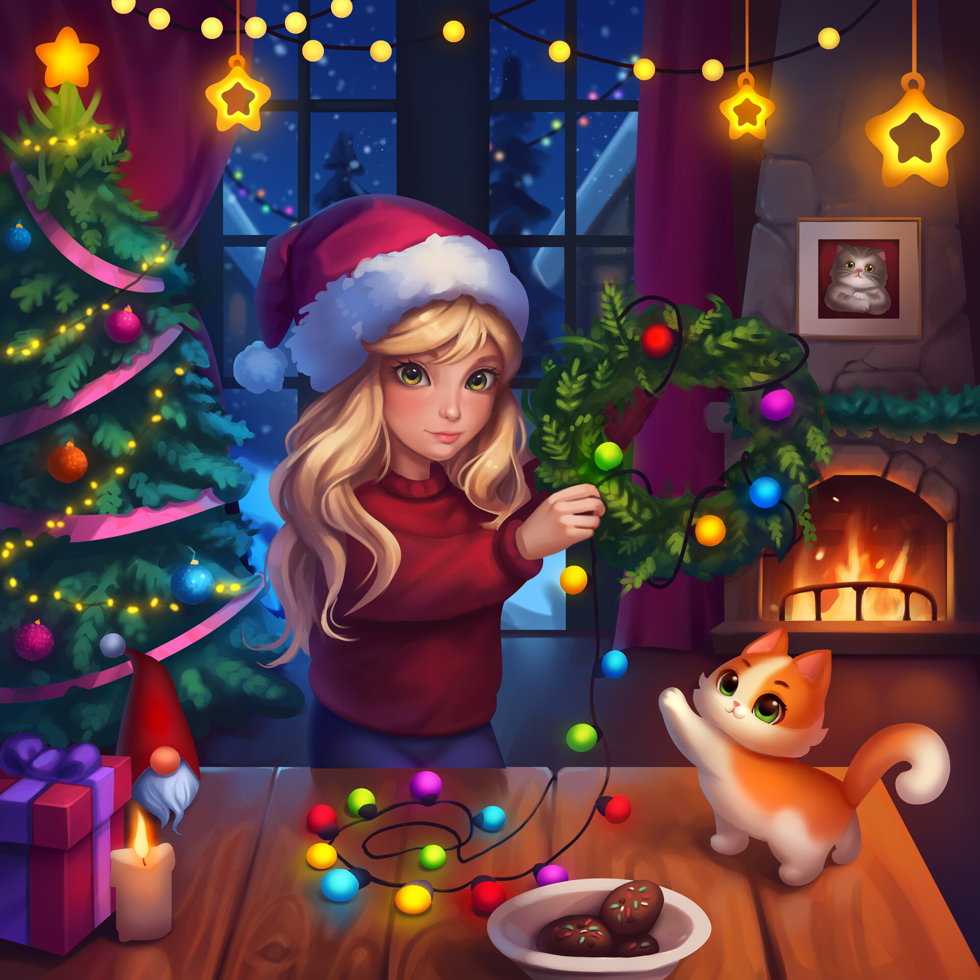 ArtStation - Christmas game art