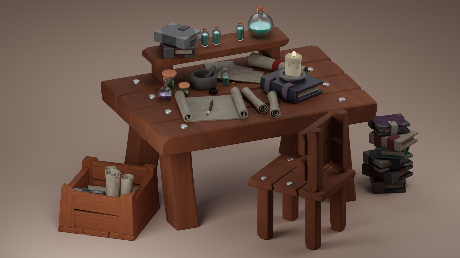 ArtStation - Alchemist Table