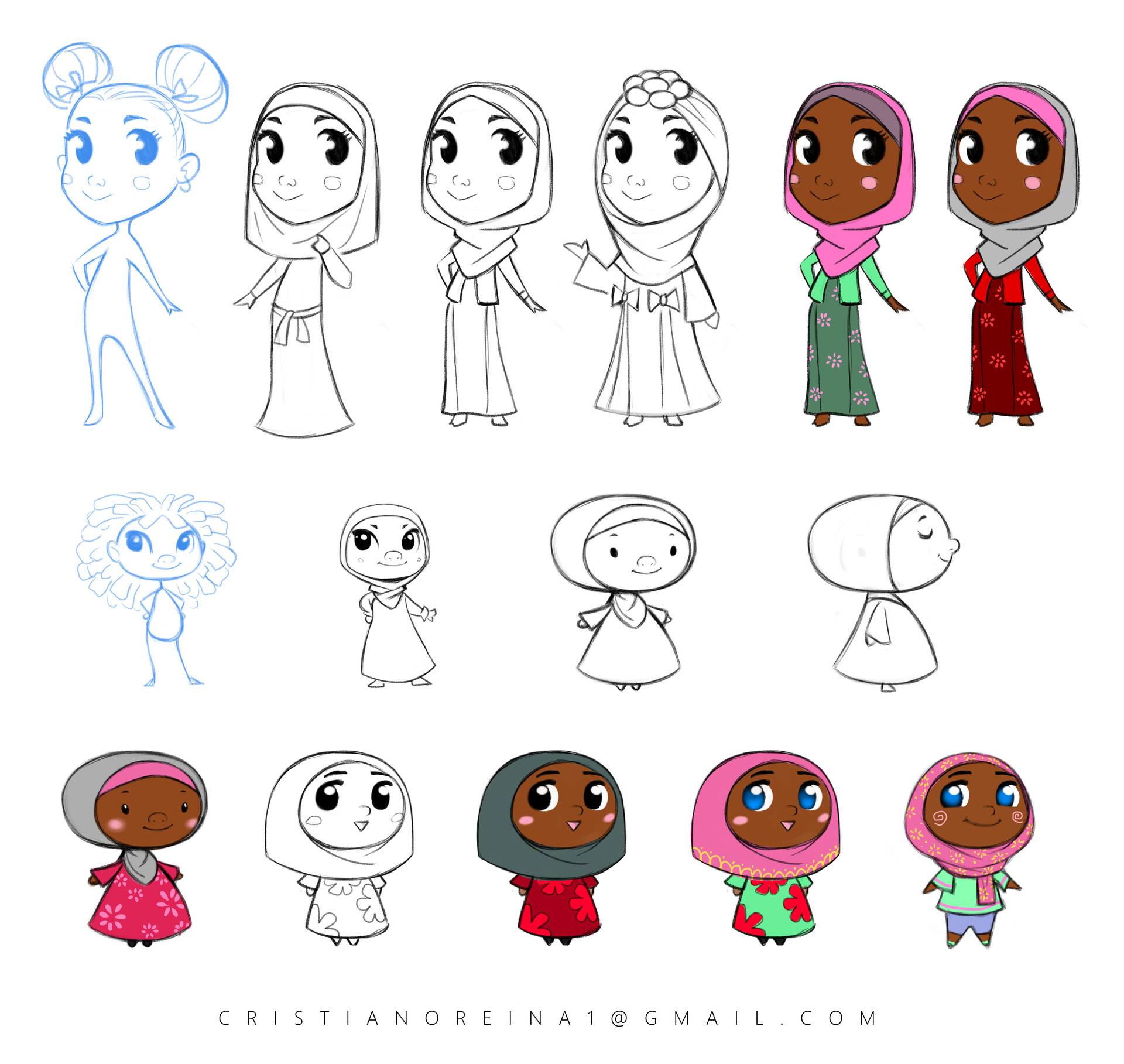 ArtStation - Anisa - character design