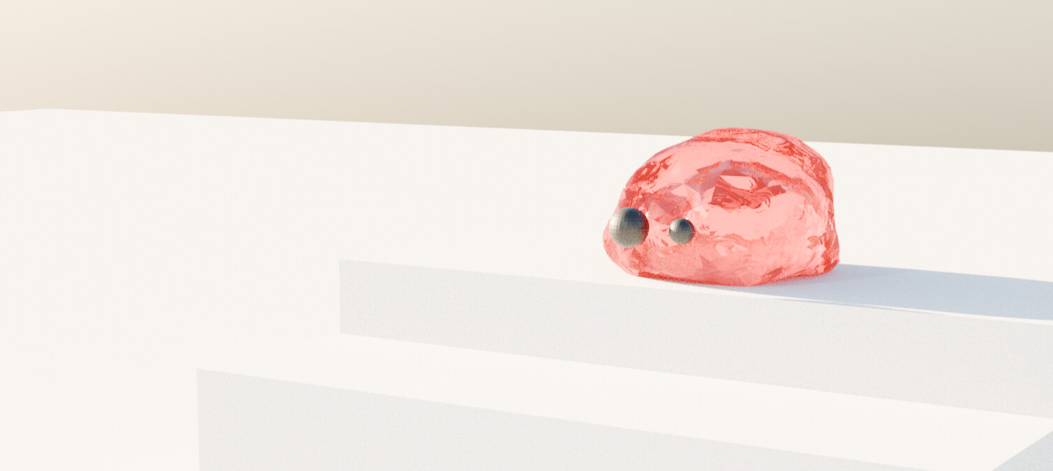 ArtStation - soft body jelly character in blender
