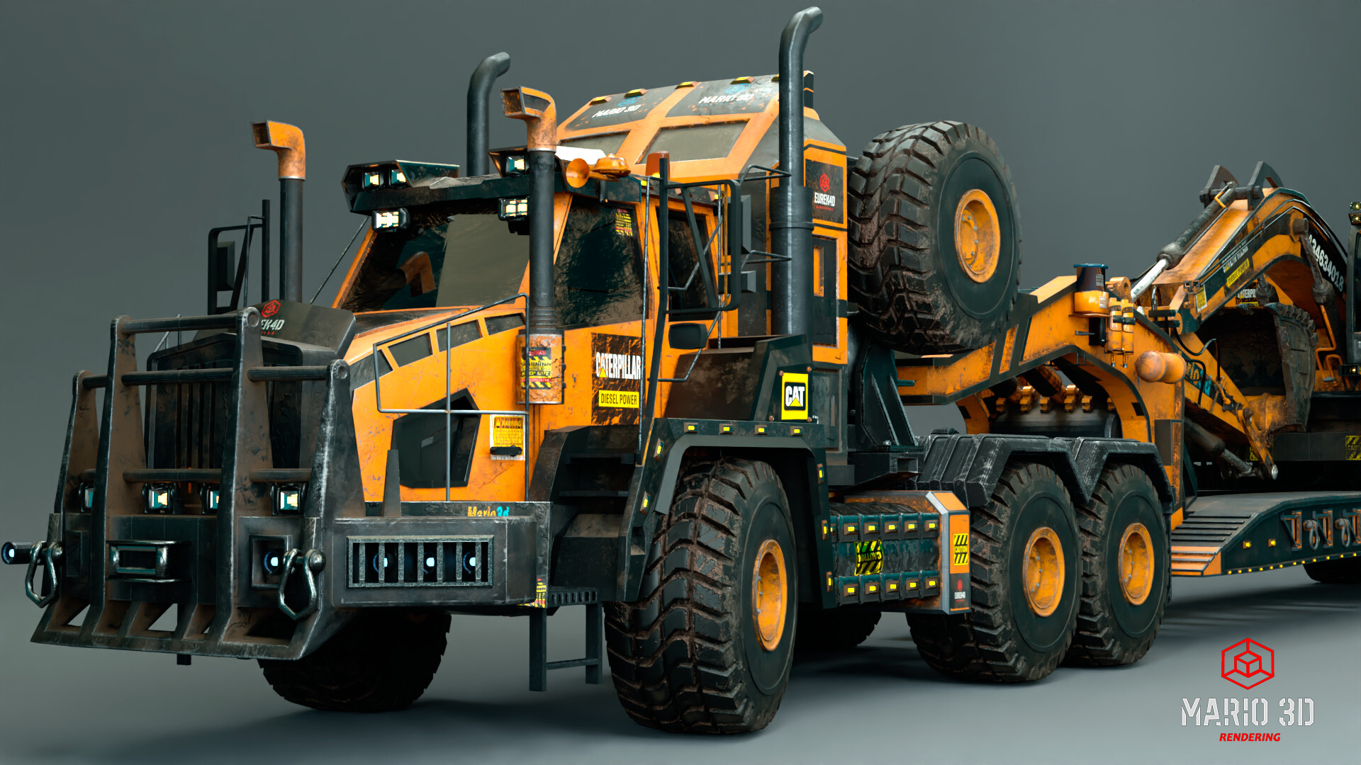ArtStation - modified dump truck