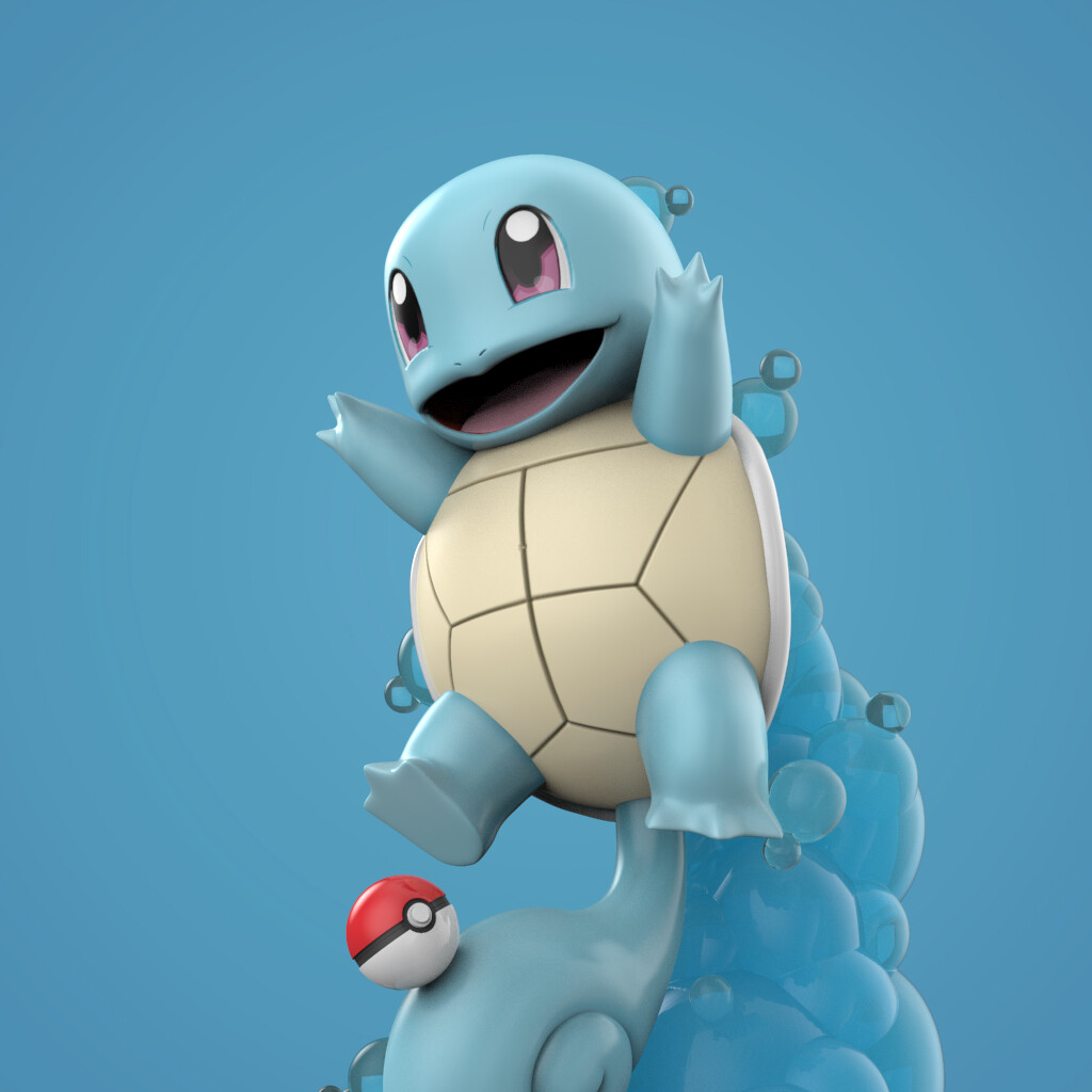 ArtStation - Squirtle / Carapuce