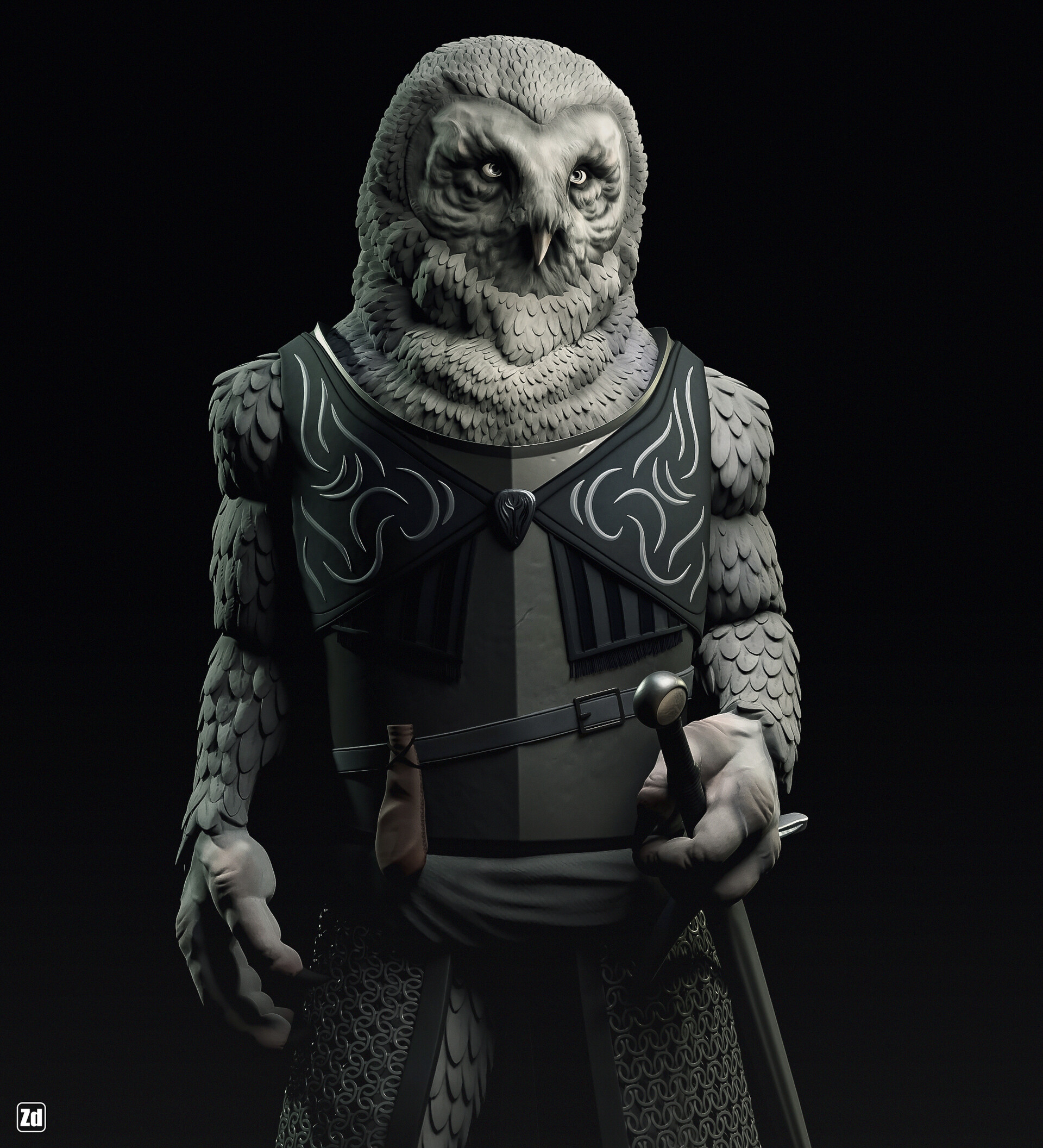 ArtStation - Owl knight