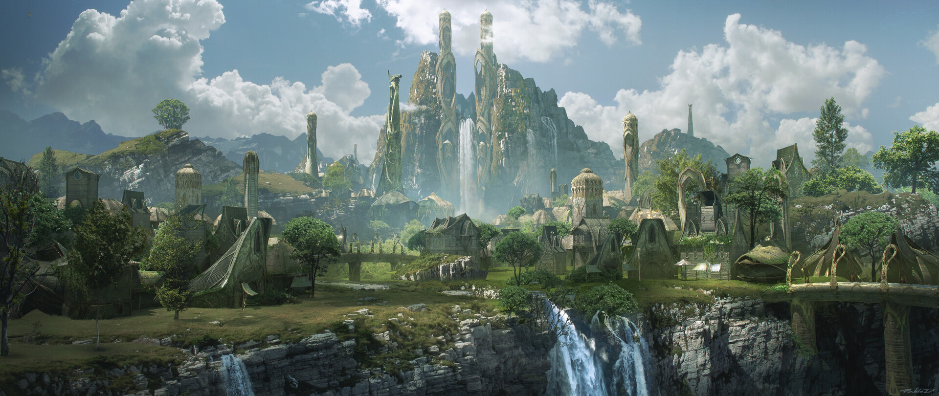 ArtStation - Elven City
