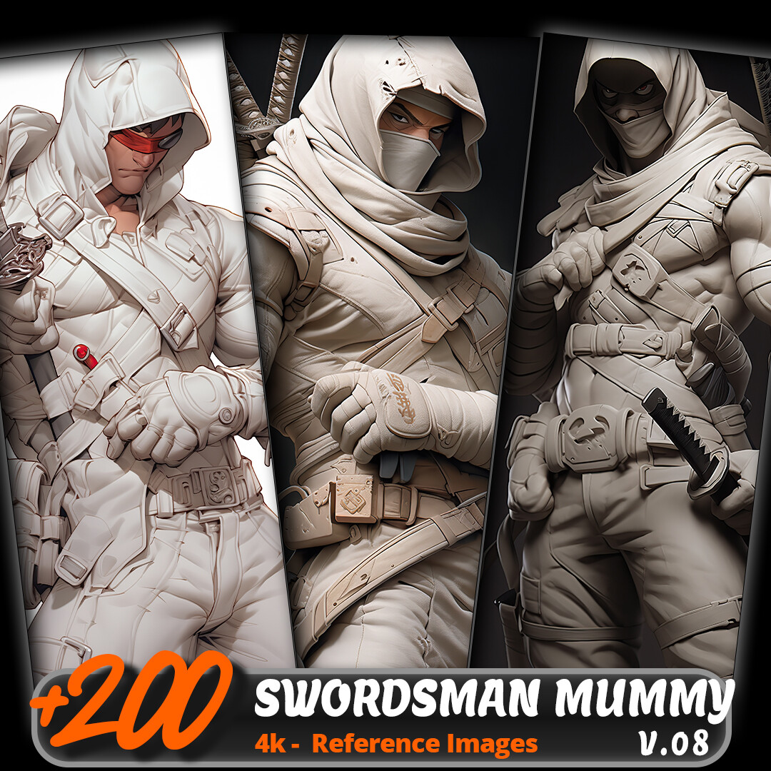 ArtStation - SWORDSMAN MUMMY VOL. 08/ 4K/ Reference Image