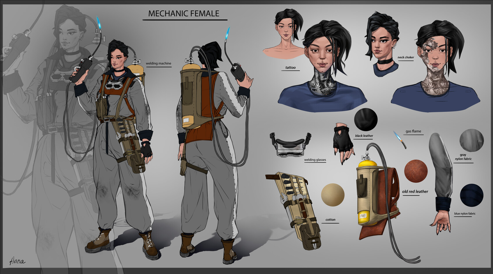 ArtStation - Mechanic female