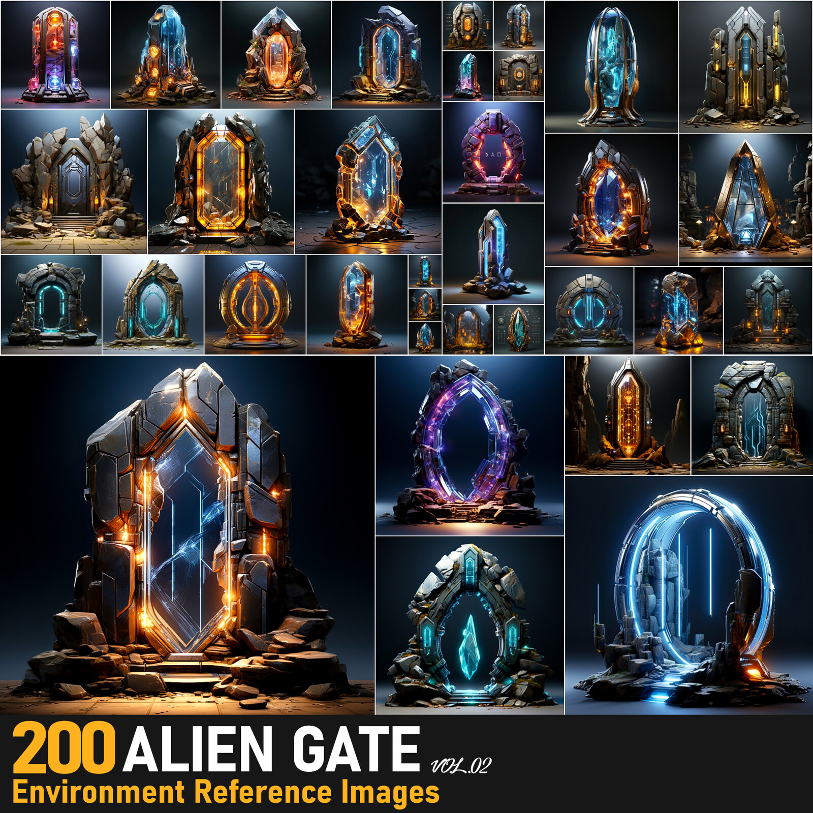 Vio - Alien Gate VOL.02|4K Reference Images