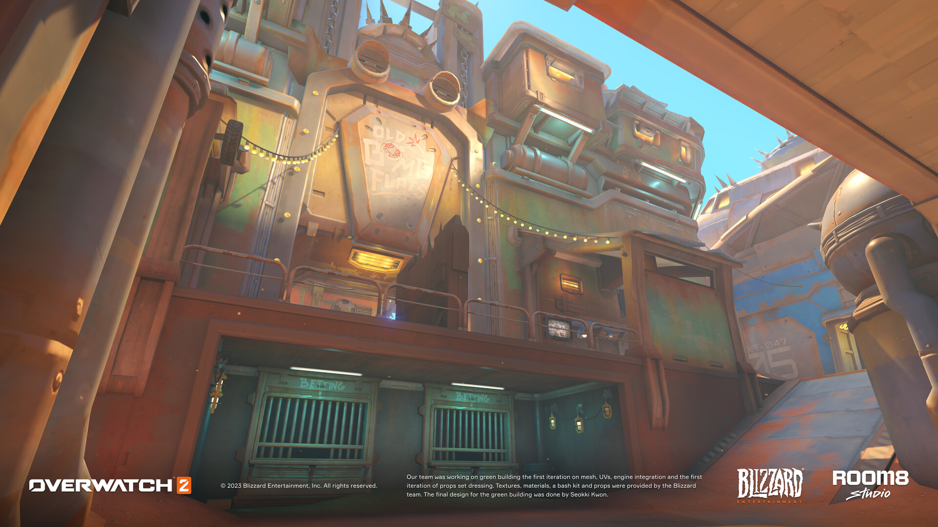 Room 8 Studio - Portfolio - Junk City (Overwatch 2)