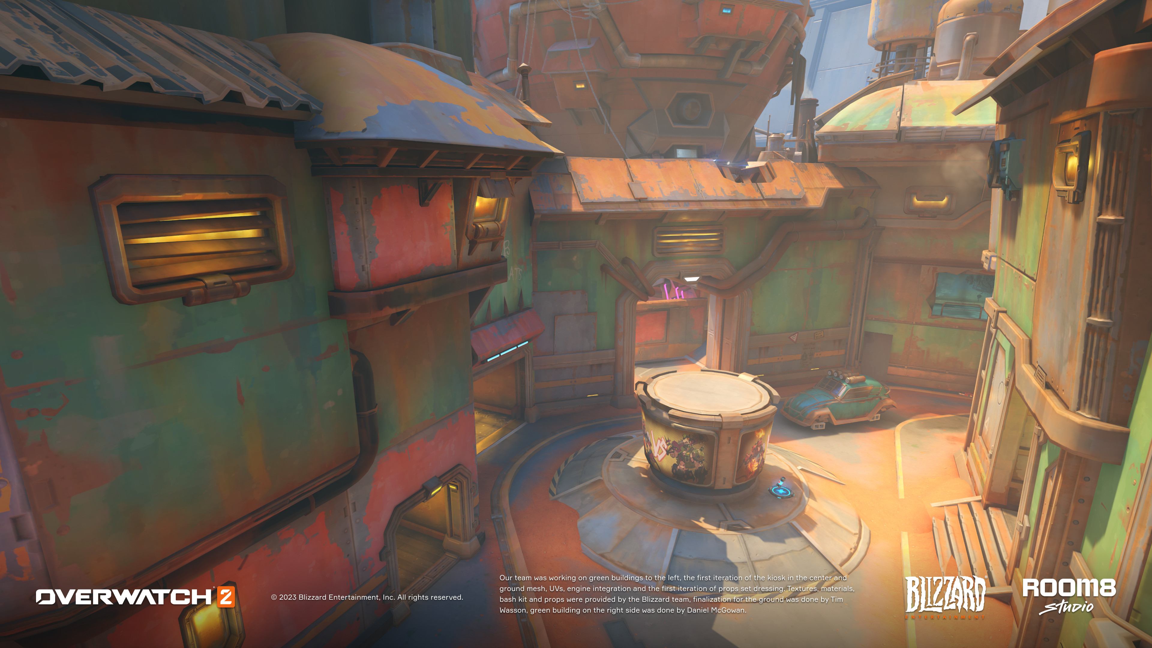Room 8 Studio - Portfolio - Junk City (Overwatch 2)