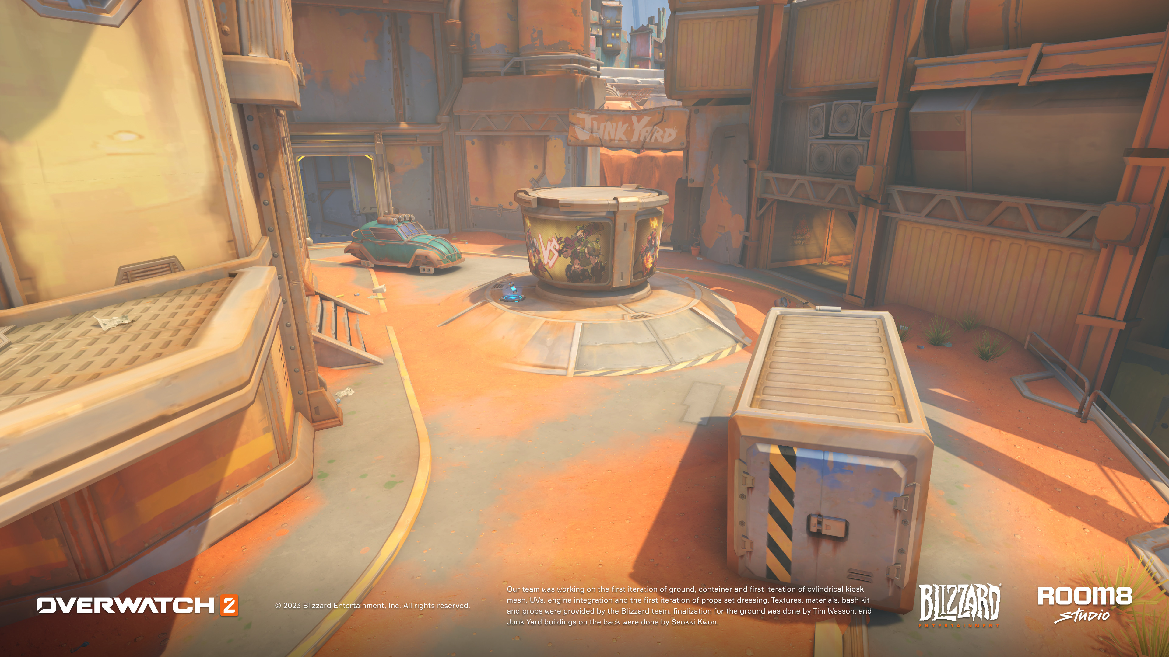 Room 8 Studio - Portfolio - Junk City (Overwatch 2)