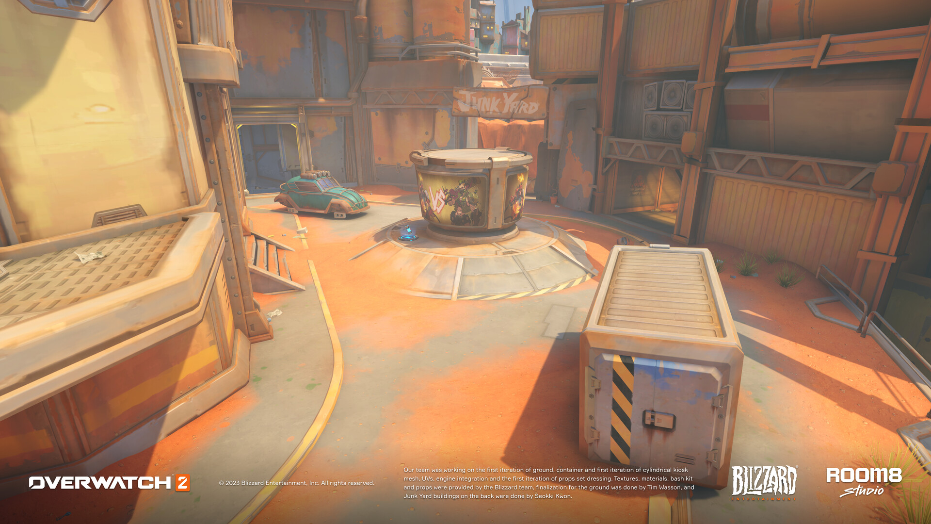 Room 8 Studio - Portfolio - Junk City (Overwatch 2)