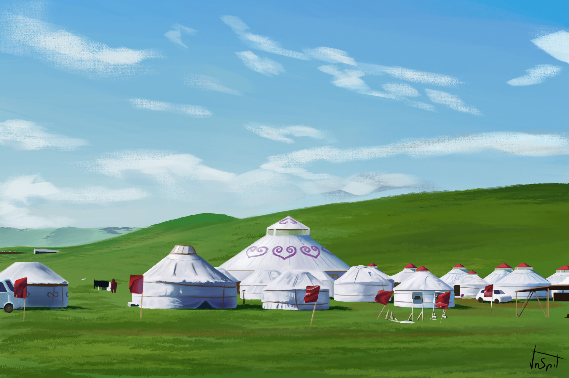 ArtStation - Landscape color study