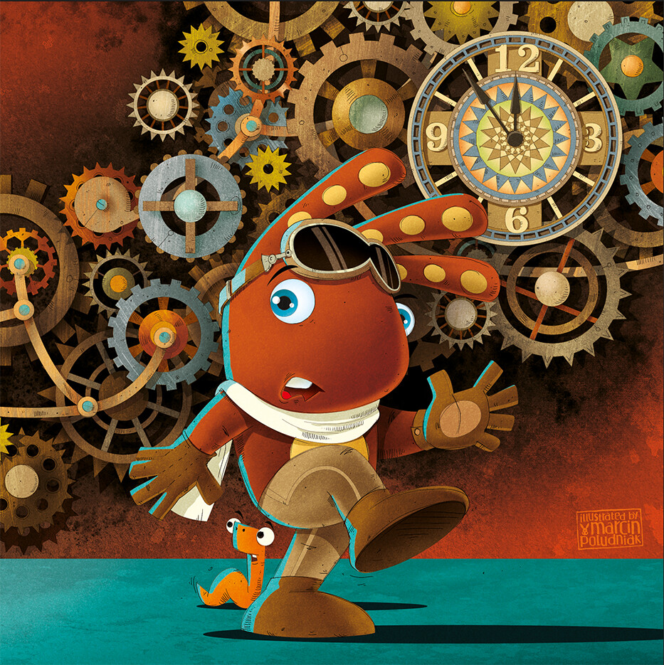 ArtStation - And the clock is ticking tick-tock Mr. Stain